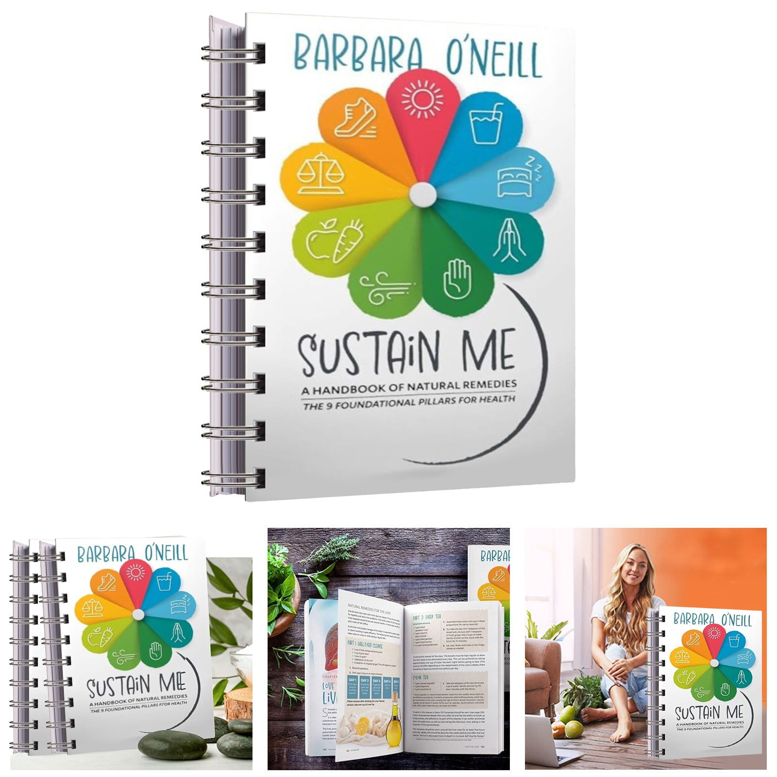 XKOOKI Sustain Me Herbal Remedies Book for Sleep Stress Relief and ...