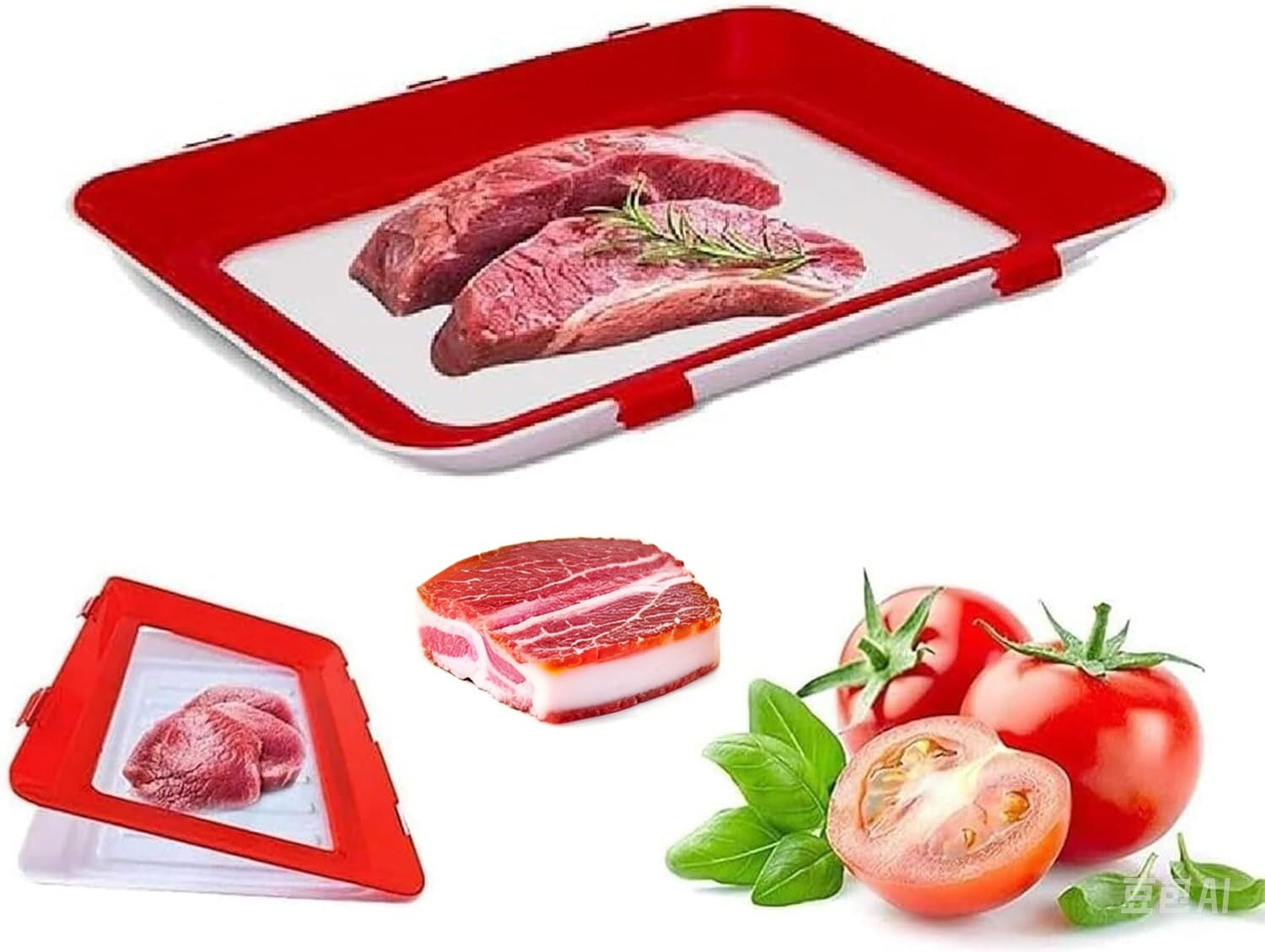 Sustainable Food Preservation Tray Reusable & Airtight Storage Solution ...