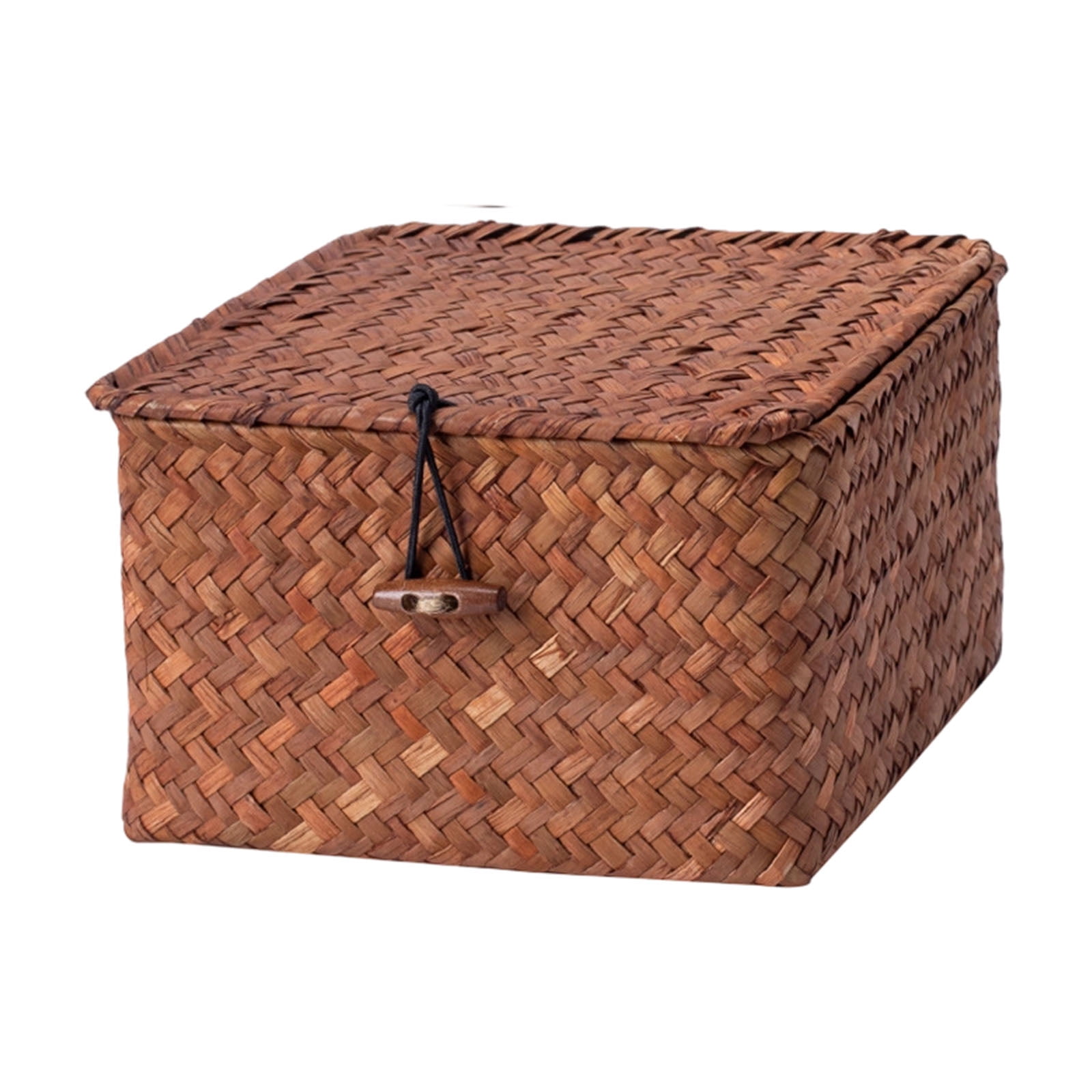 Sustainable Handwoven Storage Bin With Cover Candy Box Countertop ...