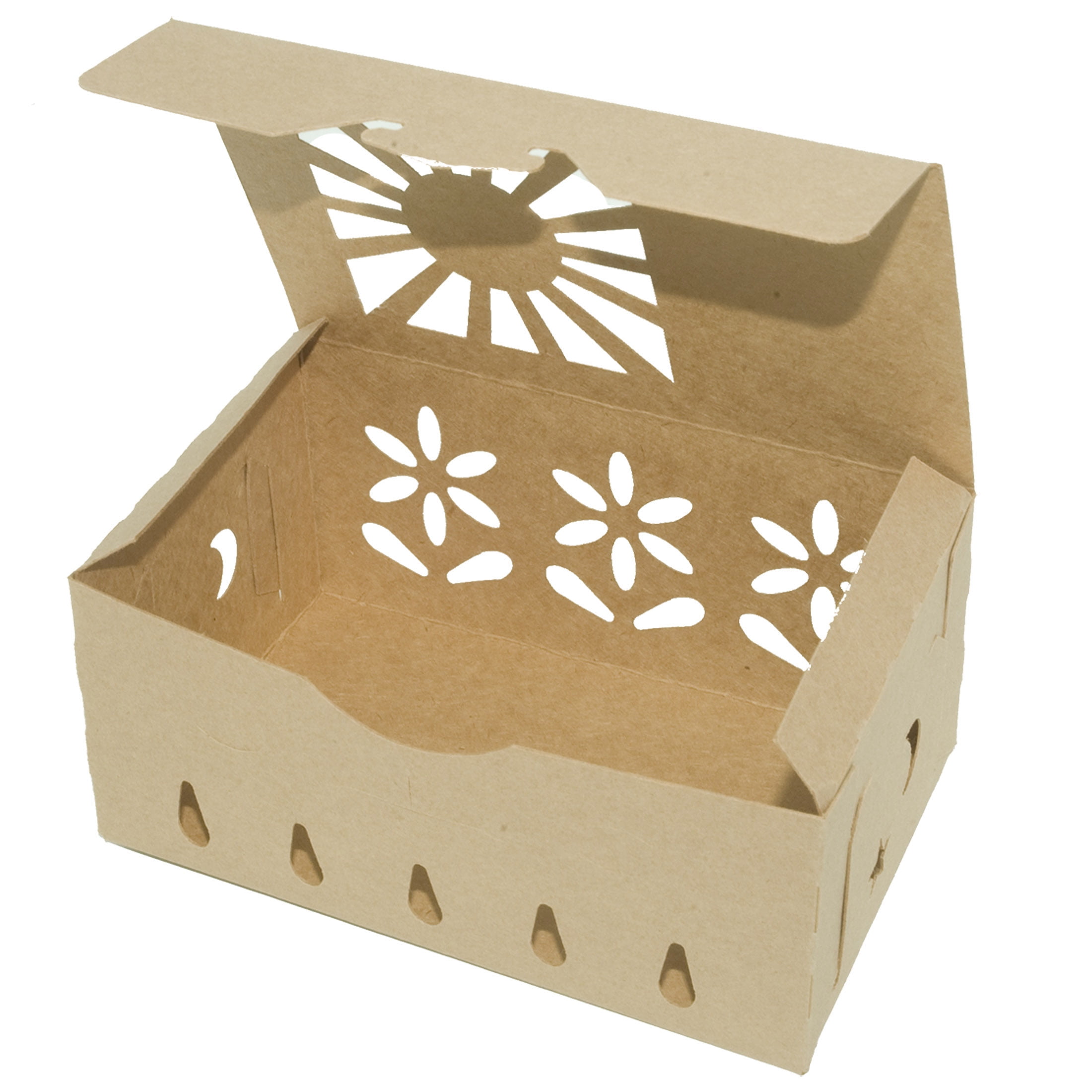 Sustainable Produce Container Quart Kraft - Walmart.com