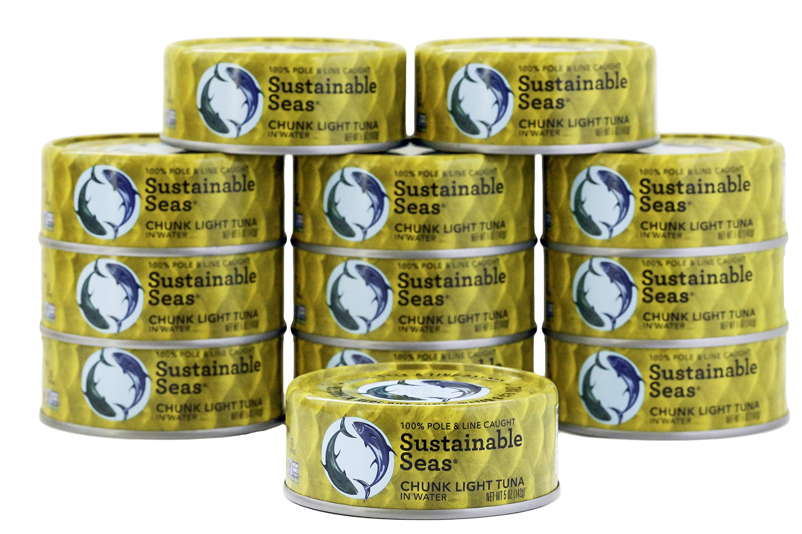 Sustainable Seas, Chunk Light Tuna in NSD3 Water, 5 Ounce, 3rd party ...