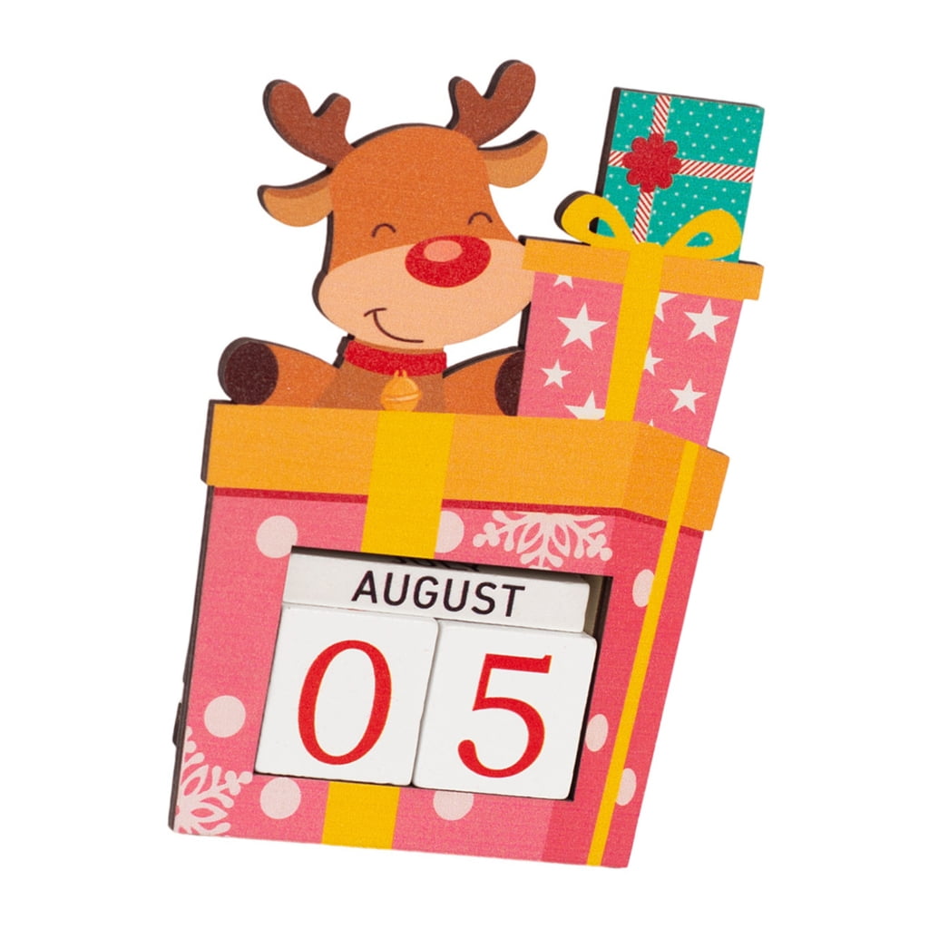 Sustainable Wooden Holiday Countdown Calendar Simple Decorative Piece ...