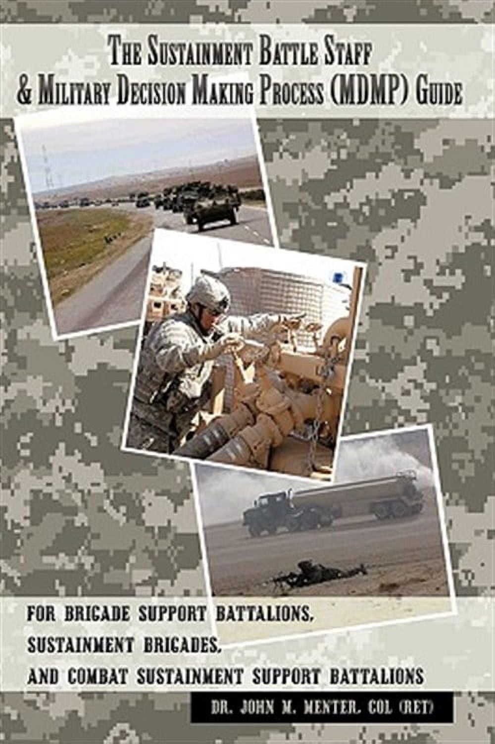 The Sustainment Battle Staff & Military Decision Making Process (Mdmp ...