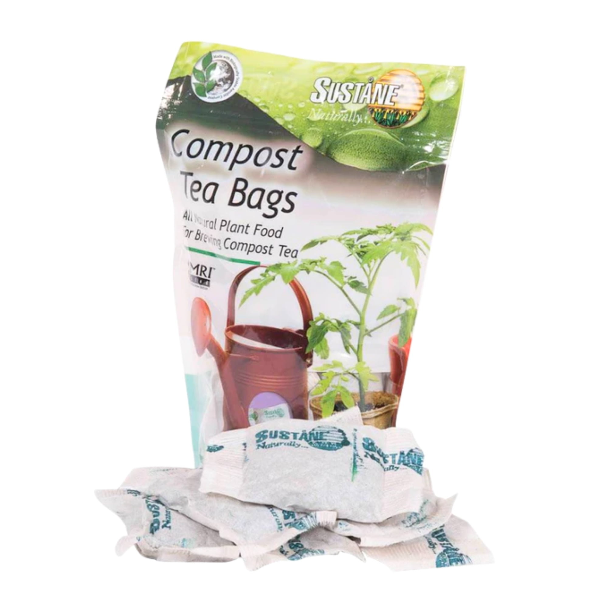 Sustane Organic Compost Tea Bags for Garden & Vegetables, Soil Building ...