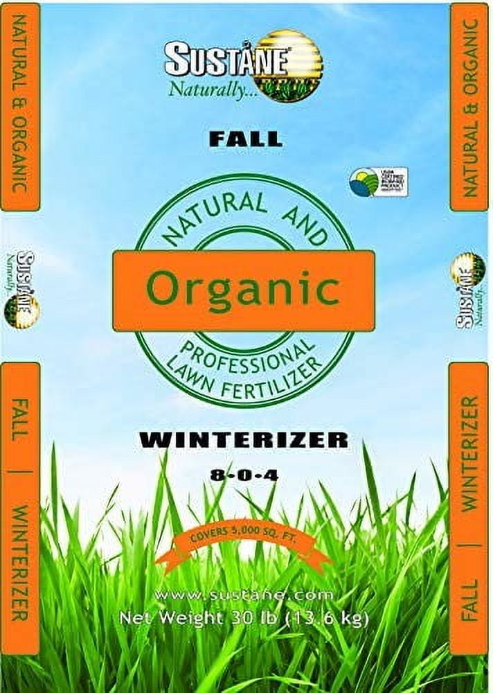 Sustane 8-0-4 Organic Winterizer Fertilizer (Fall), 30lb - Walmart.com