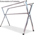 SUSUZI 79" Foldable Clothes Drying Rack, Space Saving Laundry Drying ...