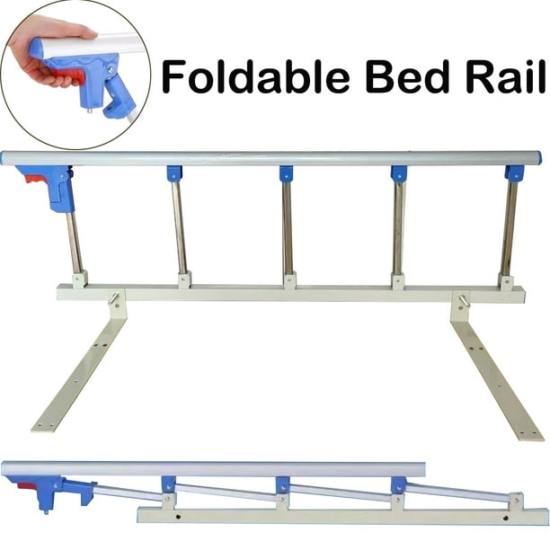 Susuzi Bed Safety Rail, Folding Bed Assist Handle Adjustable Medical ...