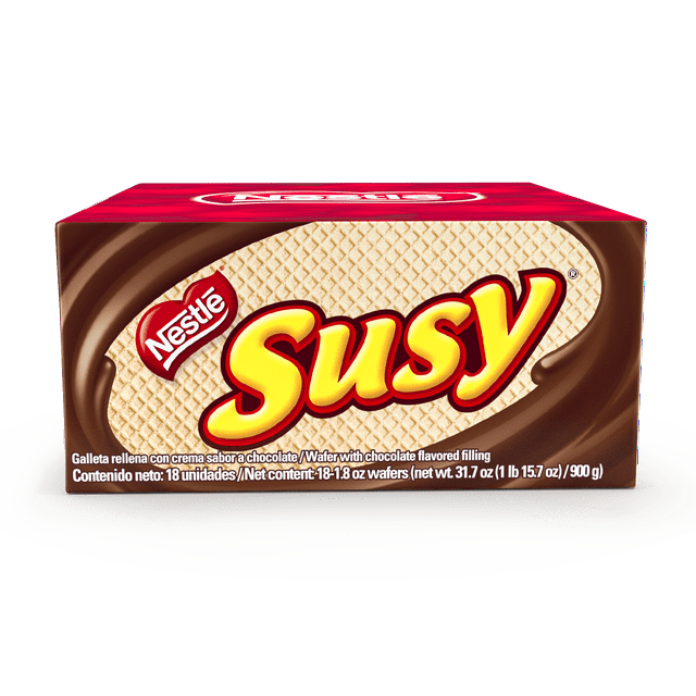Nestle Susy Maxi Chocolate Wafer Cookies – 18 Pack (50gr/1.76oz Each ...