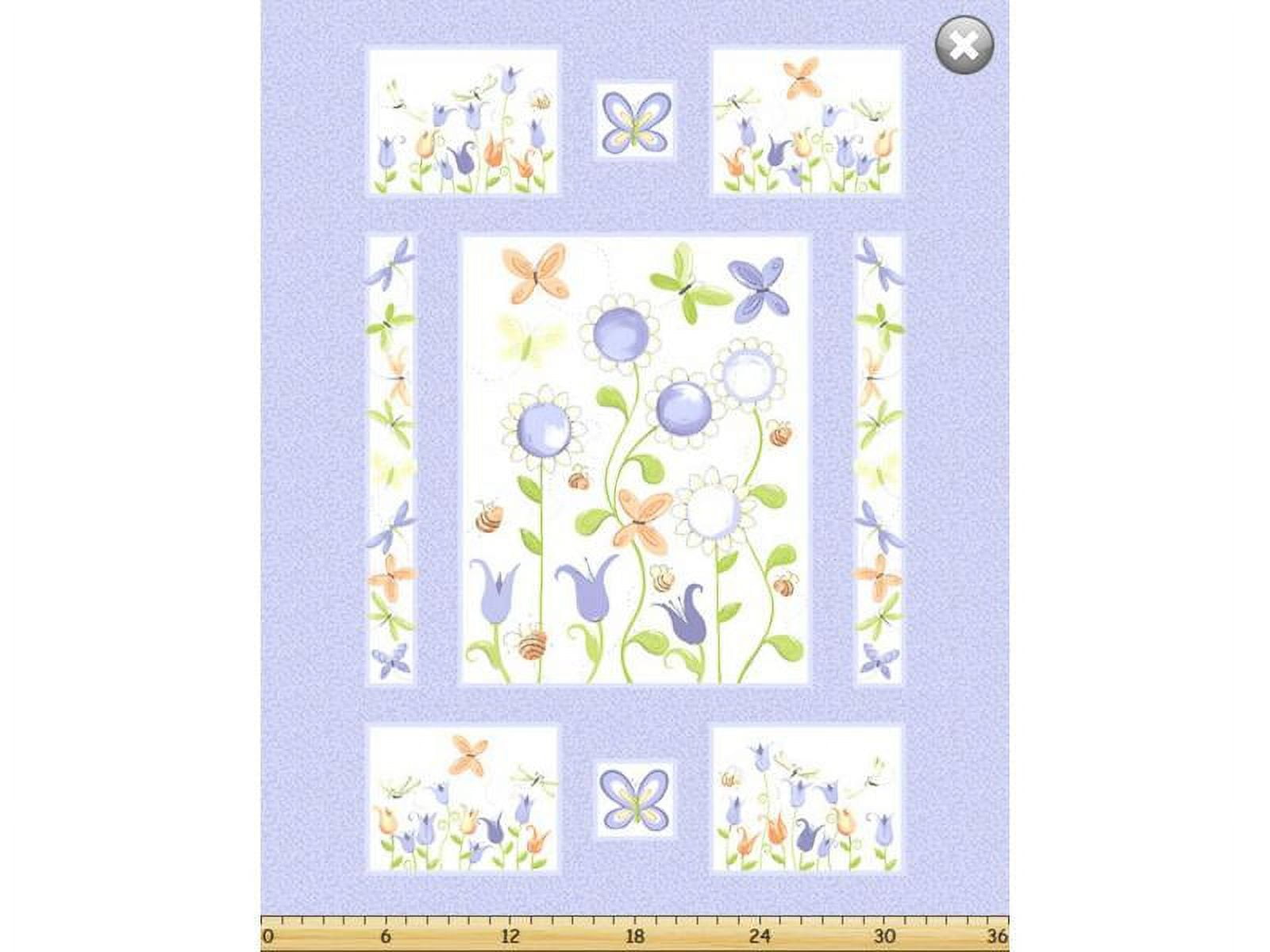 Susybee Sunflower Quilt 36x43 Panel 100% Cotton Fabric sold by the ...