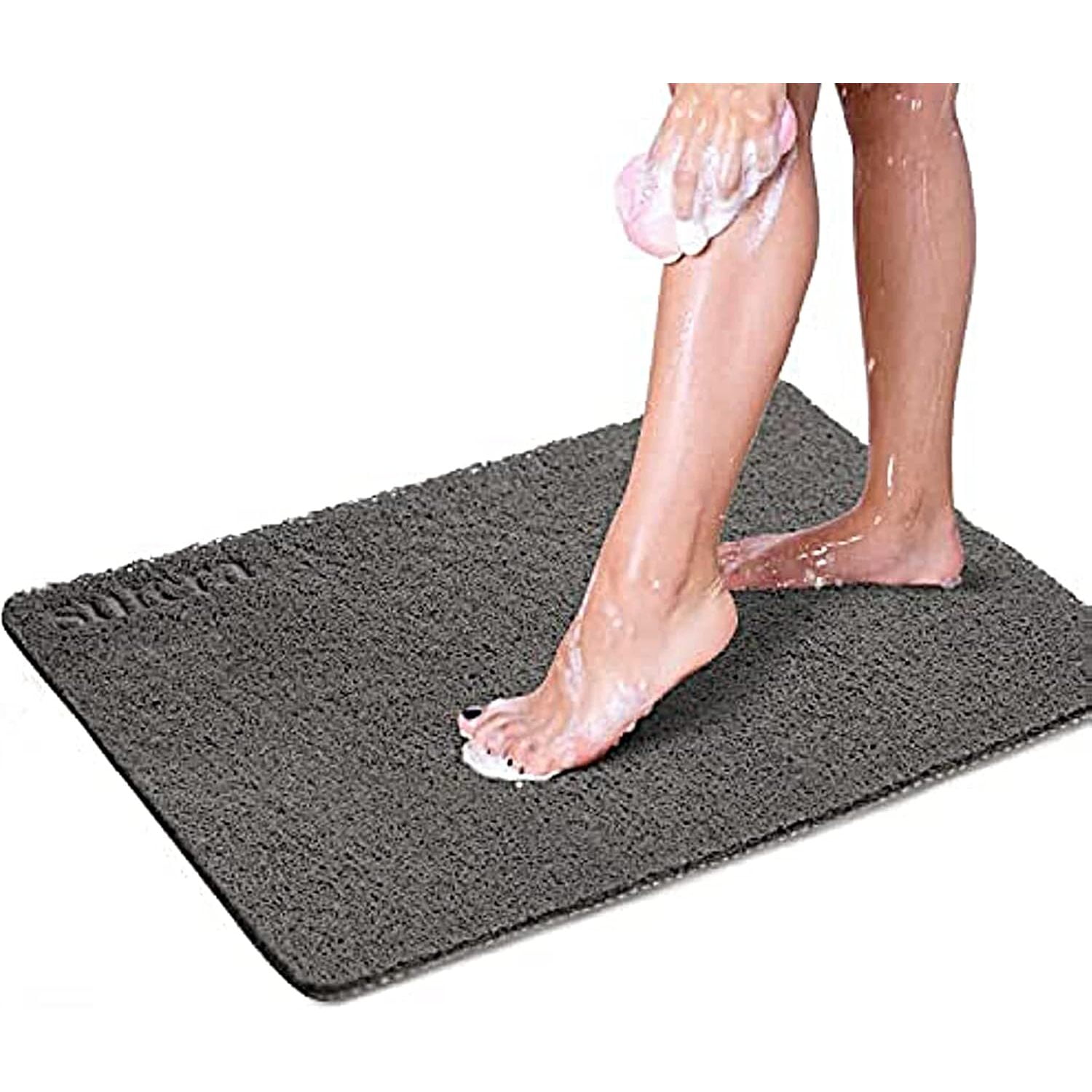 Sutera - Slide Guard Bath Mat, Non Slip, 23.6 x 17.5 Inch, Rubber ...