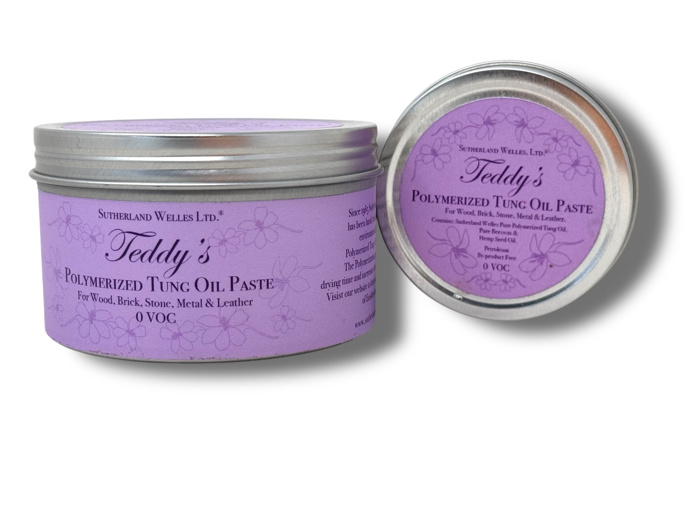 Sutherland Teddy's Polymerized Tung Oil Paste Wood Finish, 8 Oz ...