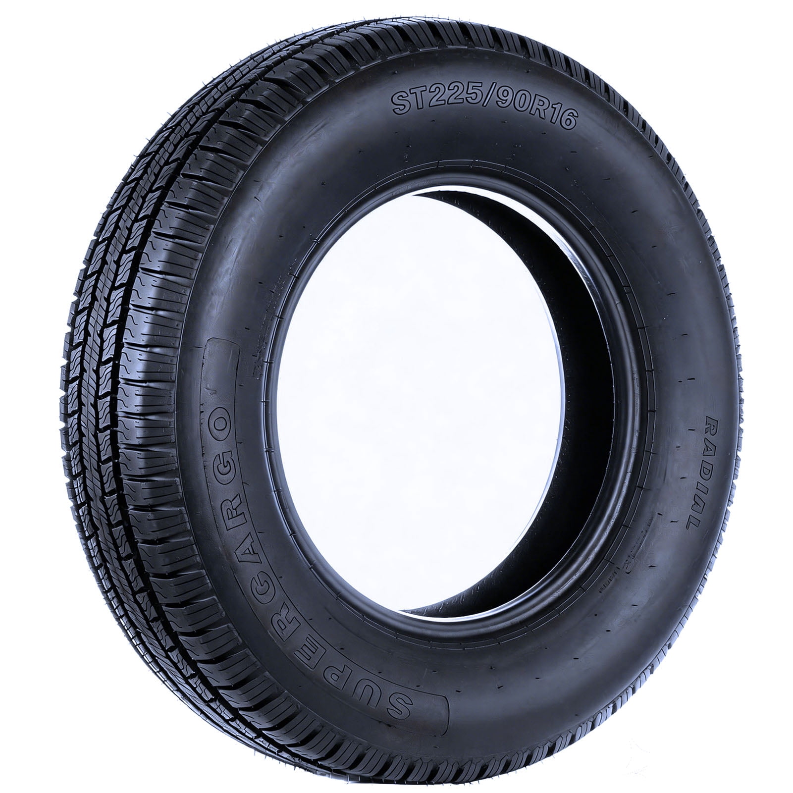 Super Cargo JM32 Radial ST225/90R16 14PR 90Q Utility Trailer Tire ...