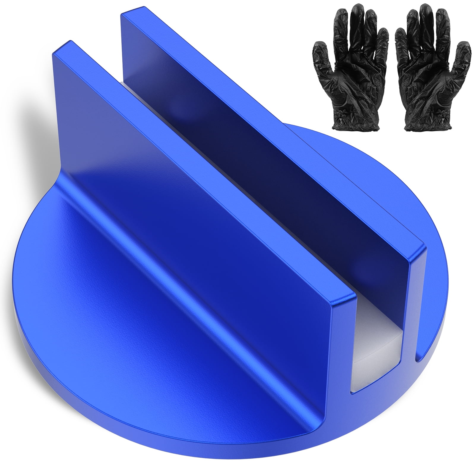 Sutowe 1/2Pcs Grooved Magnetic Jack Pad Universal Nonslip Pinch Weld ...