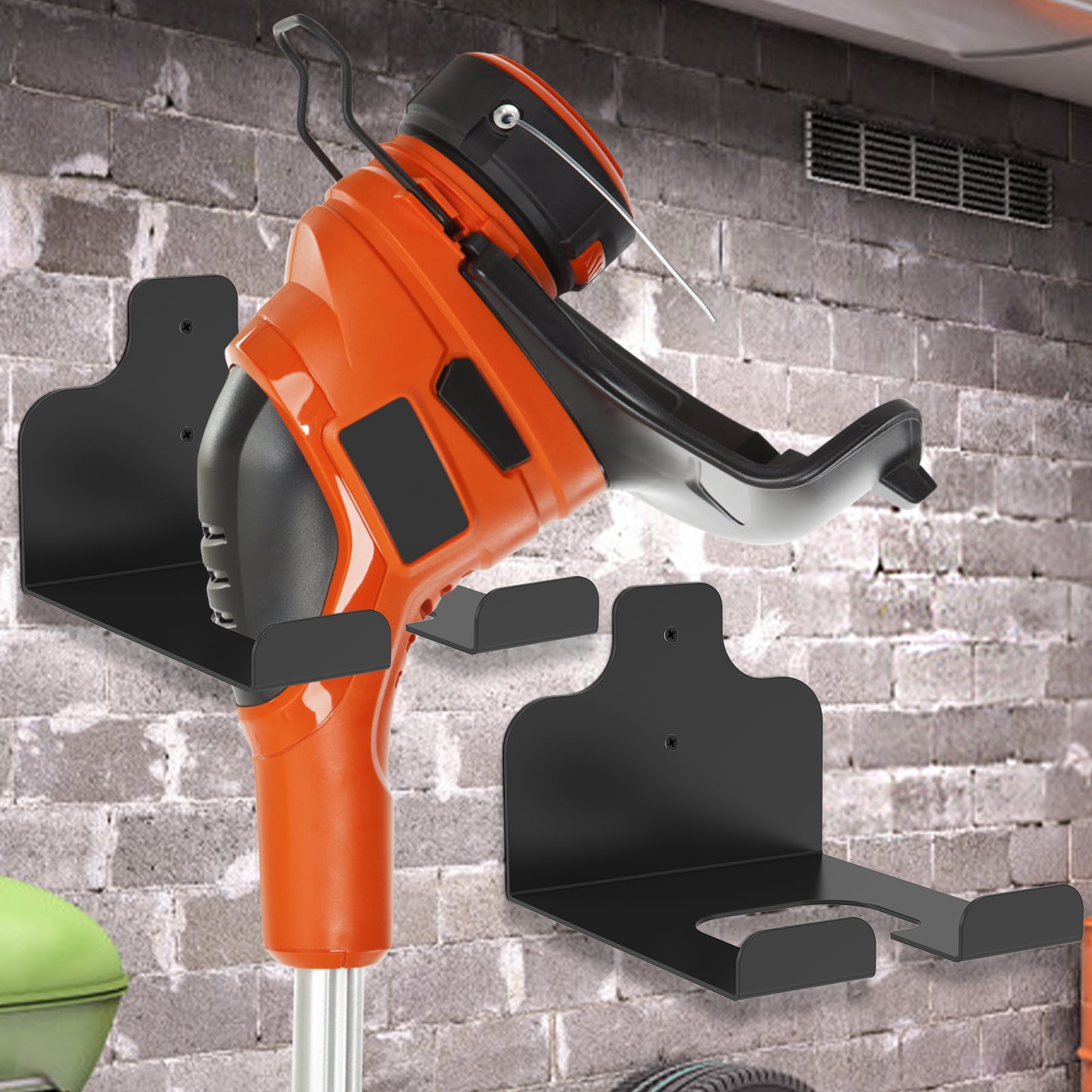 Sutowe 1/2Pcs Weed Trimmer Hanger Carbon Steel Weed Wacker Holder Wall ...