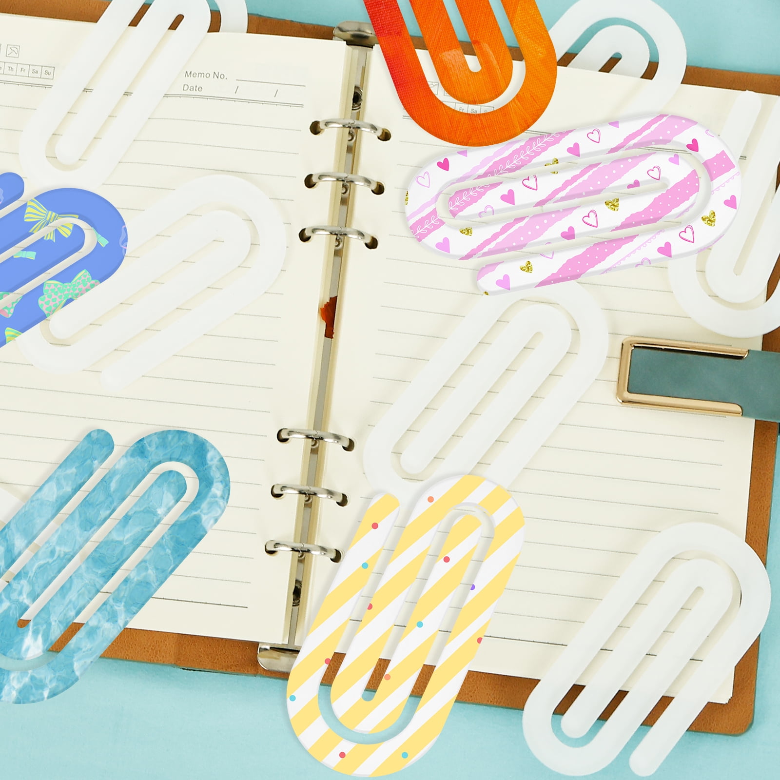 Sutowe 10 Pcs Sublimation Blanks Paper Clips 4inch Compact Sublimation ...