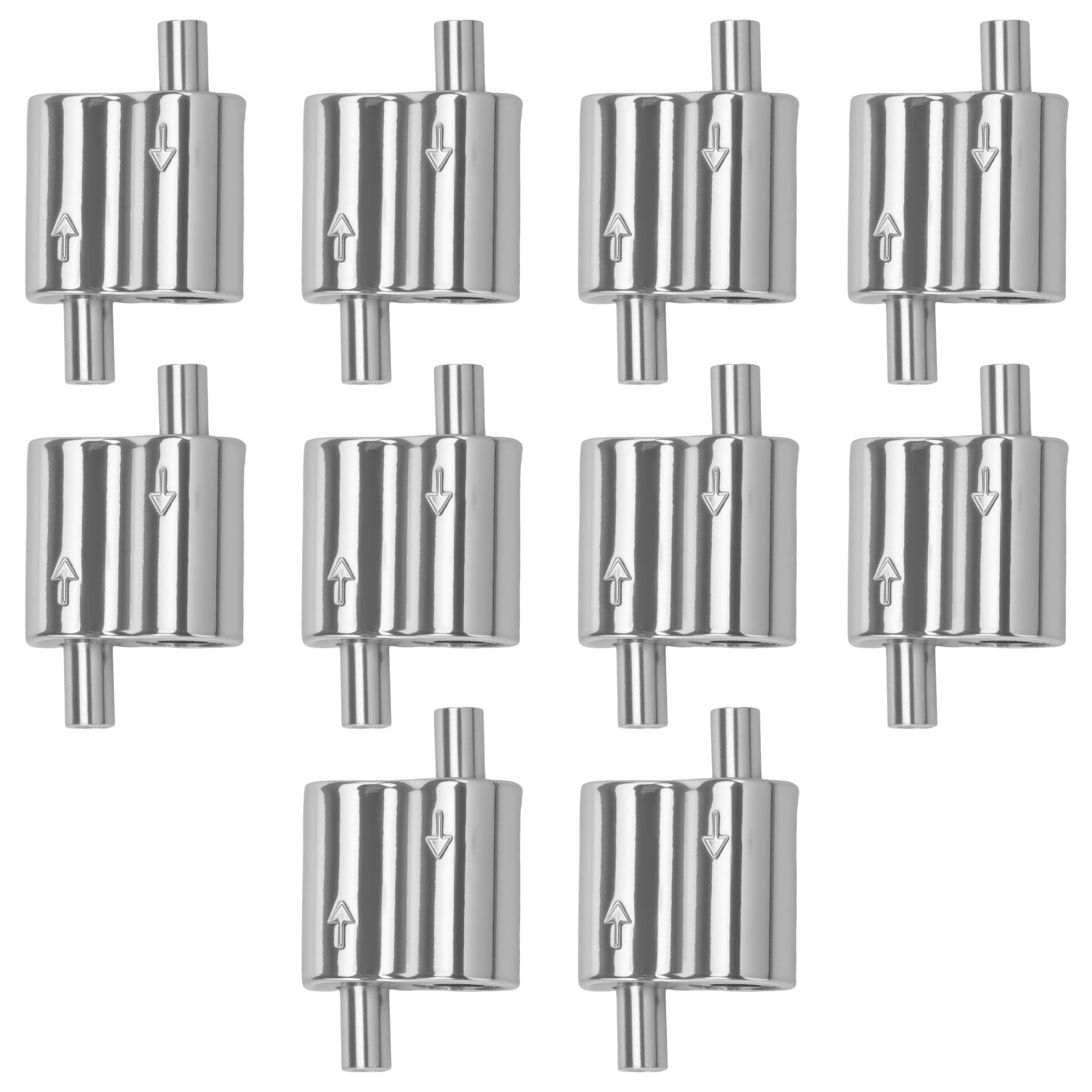 Sutowe 10 Pcs Wire Rope Cable Clamp 1/16 Inch 2 Way Wire Rope Clip ...