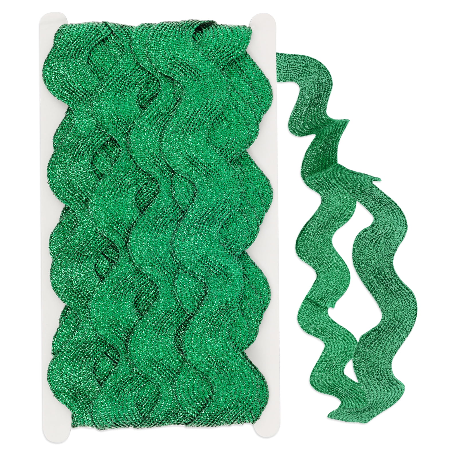 Sutowe 10 Yards Metallic Rick Rack 25mm Wide Glitter Rick Rack Trim Zig ...