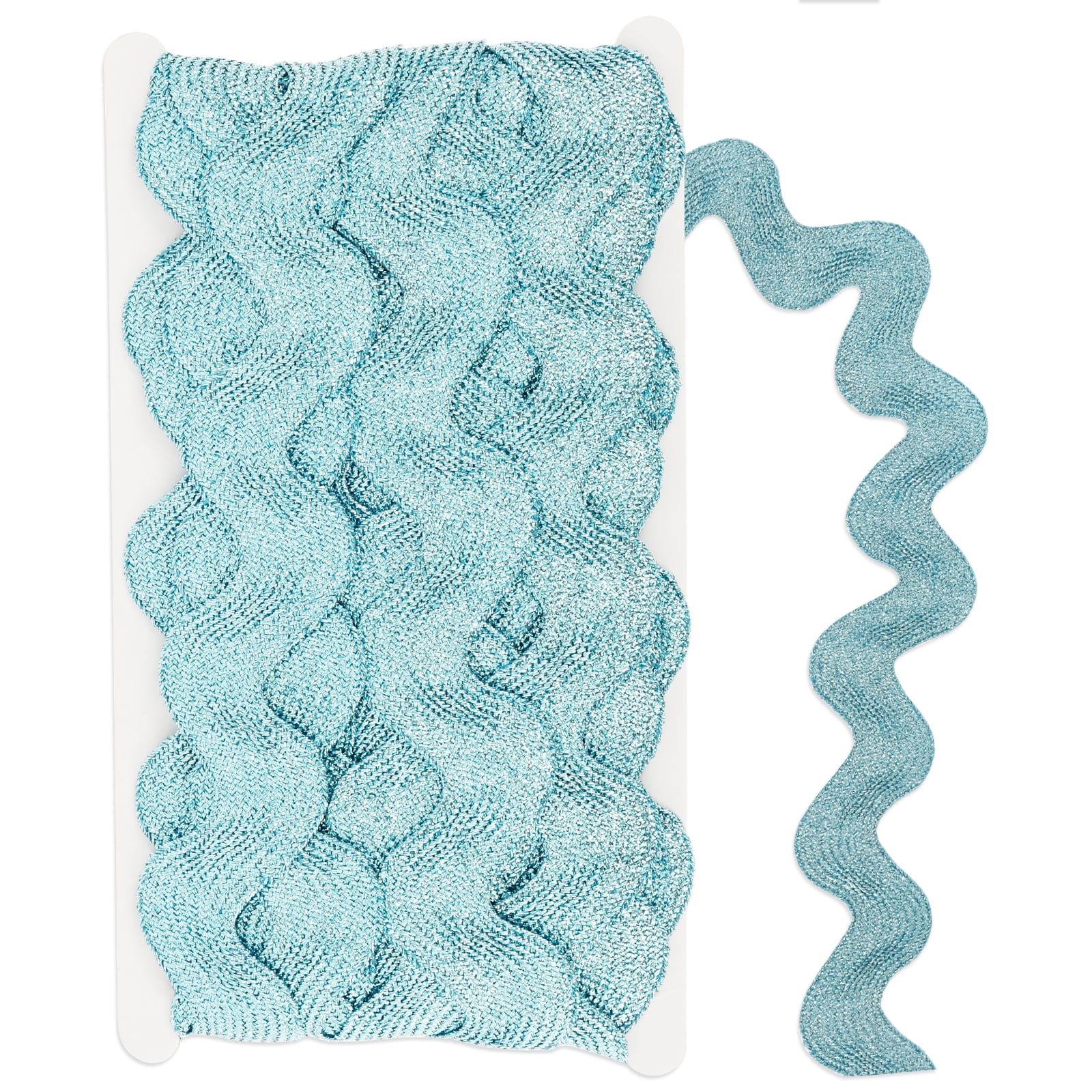 Sutowe 10 Yards Metallic Rick Rack 25mm Wide Glitter Rick Rack Trim Zig ...