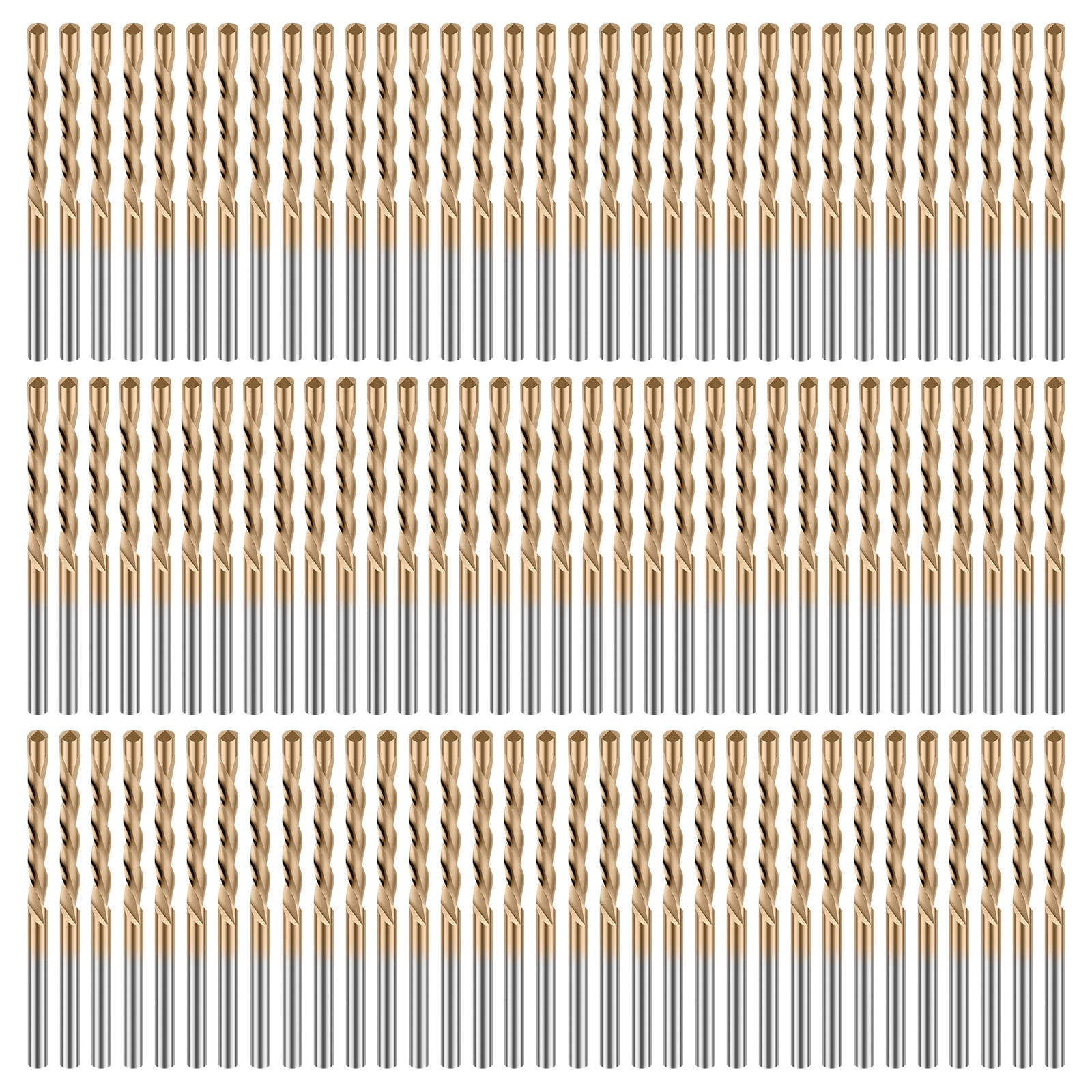 Tcwhniev 100Pcs Drywall Bit 1/8 Inch Spiral Saw Tip Cutting Bits M2 ...