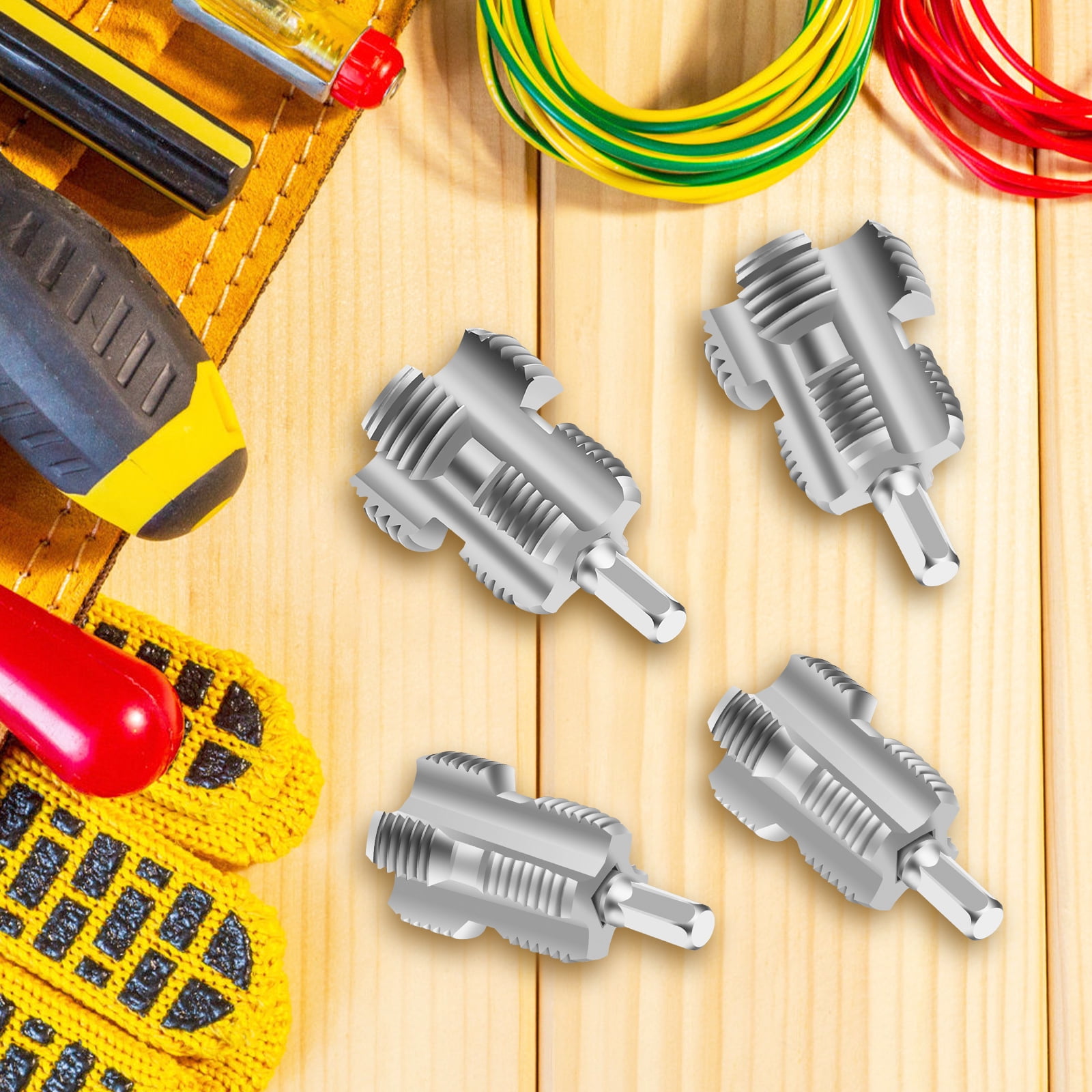 Sutowe 2/4Pcs Pipe Internal Thread Opener 1/2 Inch 3/4 Inch 1 Inch ...