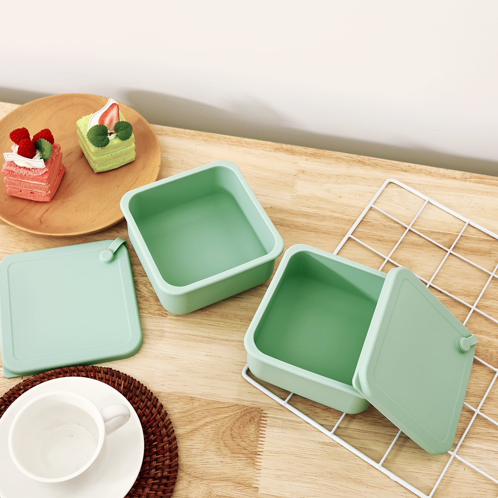 Sutowe 2 Pack Pizza Ball Box Versatile Pizza Dough Proofing Box Heat ...