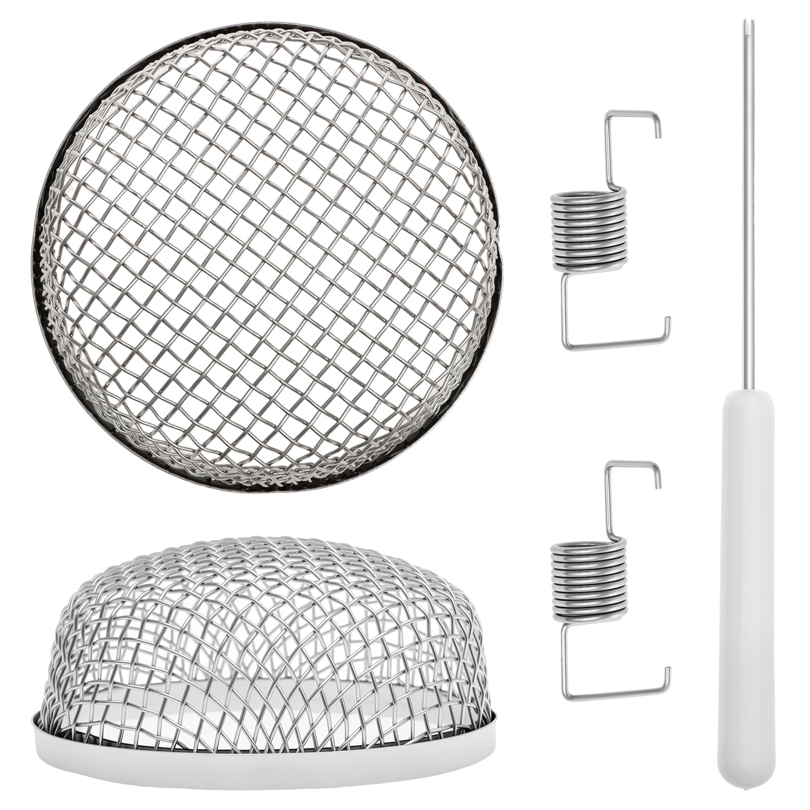 Tcwhniev 2Pcs RV Flying Screen 2.8 Inch Stainless Steel RV Furnace Vent ...