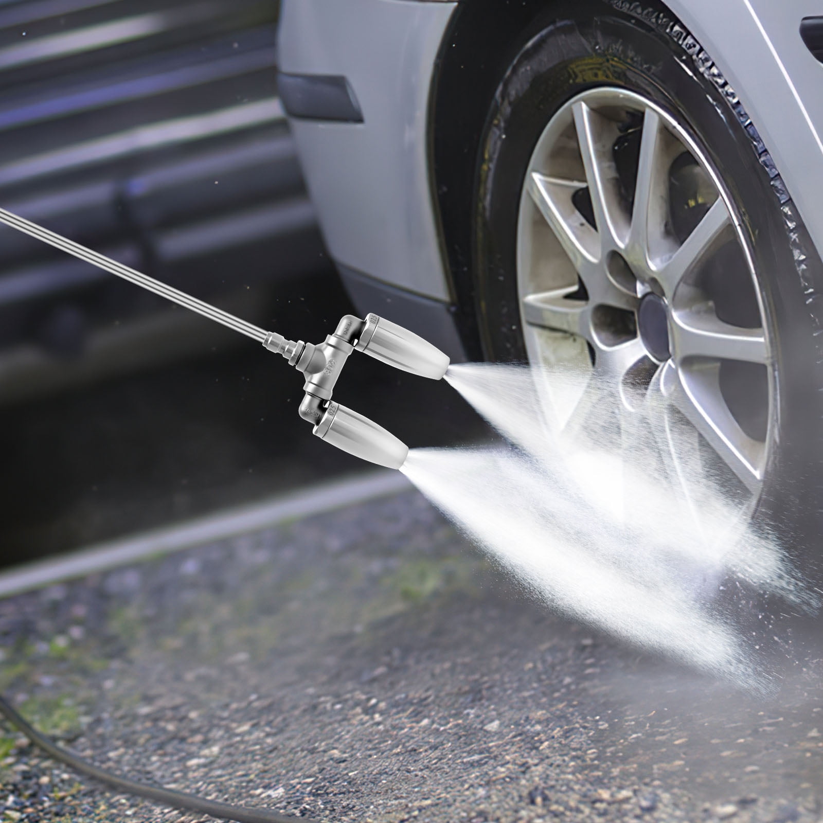 Sutowe 2SET Dual Turbine Nozzle Stainless Steel Pressure Washer Tip ...