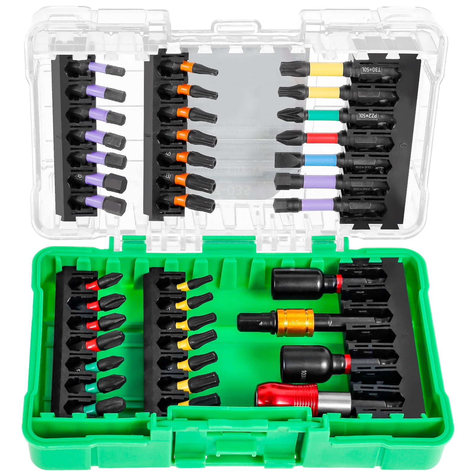 Sutowe 39 Pcs Impact Driver Bit Set with Storage Case The Present for ...