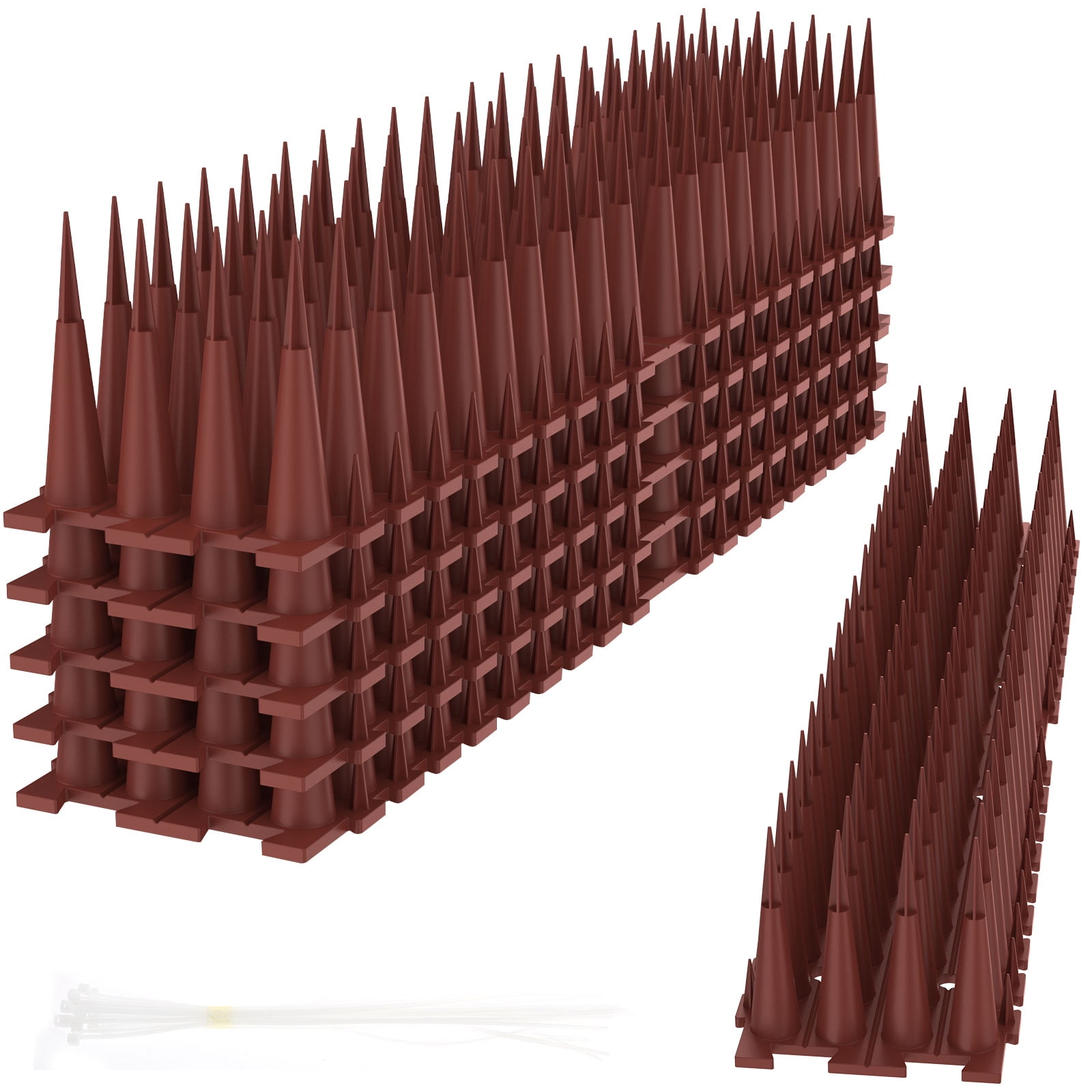 Sutowe 4 Rows Plastic Small Bird Spikes for Keeping Birds Away High ...