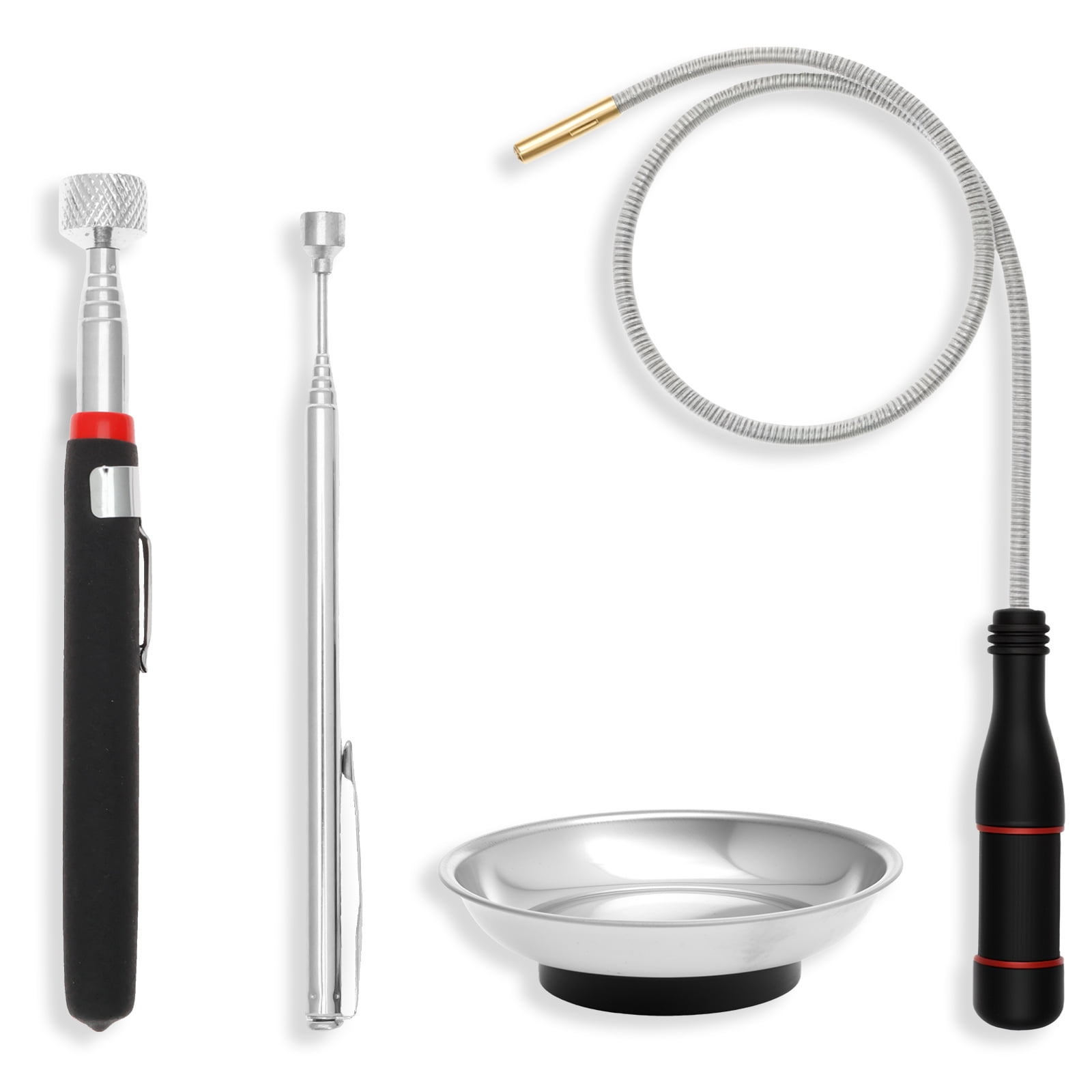 Sutowe 4Pcs Telescoping Magnetic Grabber Extendable Magnet Pickup Tool ...