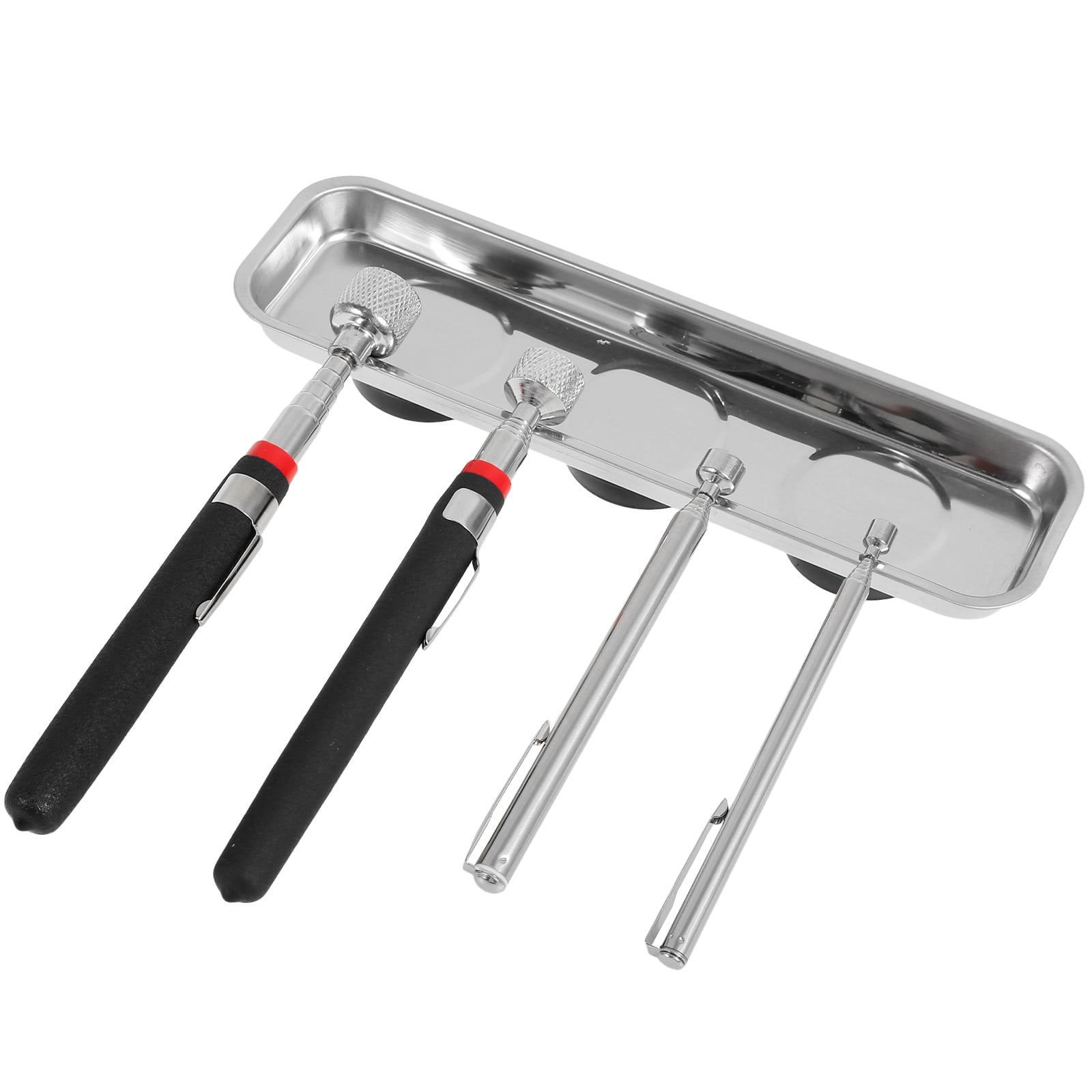 Sutowe 5 Pcs Magnetic Pickup Tool with Tray Metal Magnet Pickup Stick ...