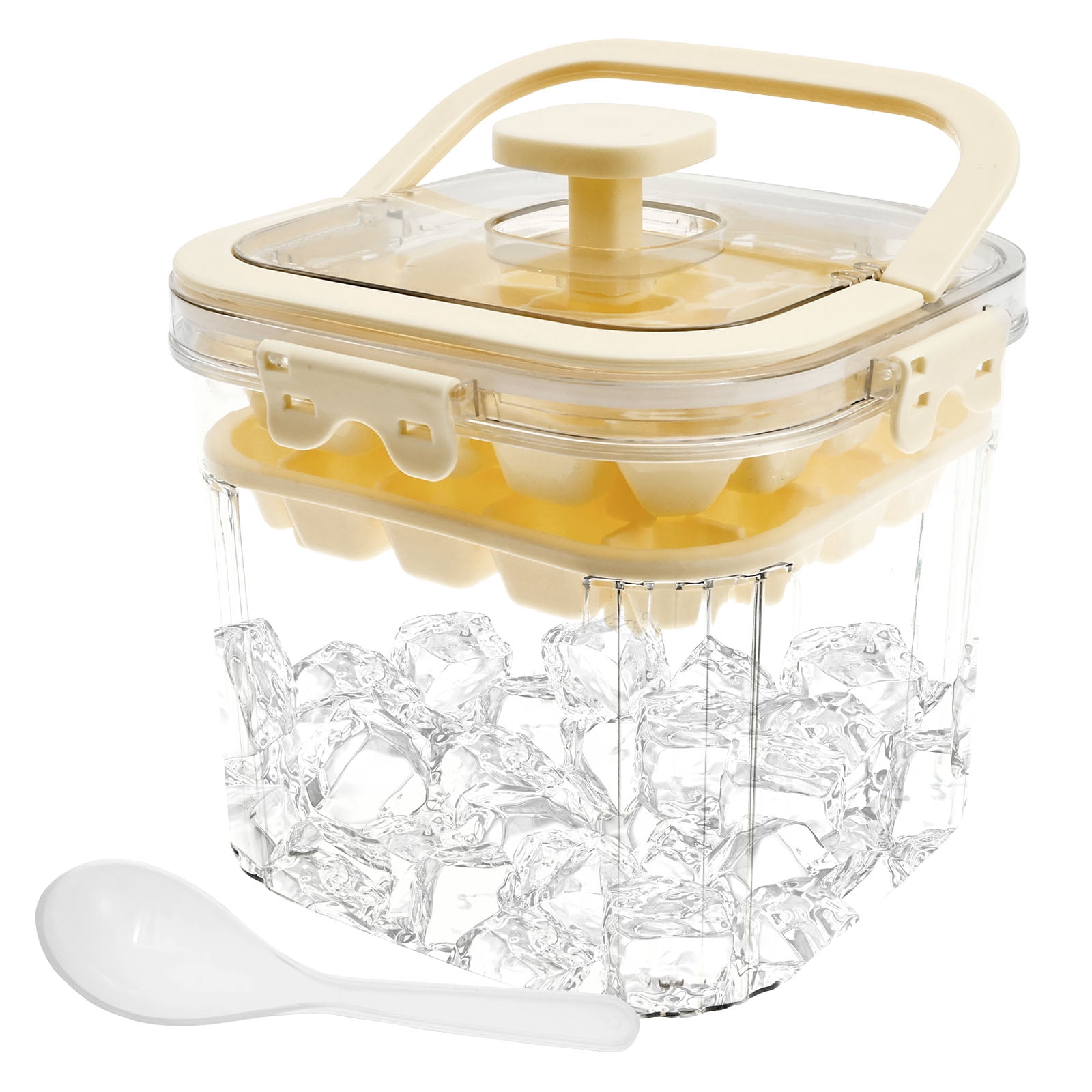 Sutowe 5L Plastic Portable Ice Bucket for Freezer Large Capacity Ice ...