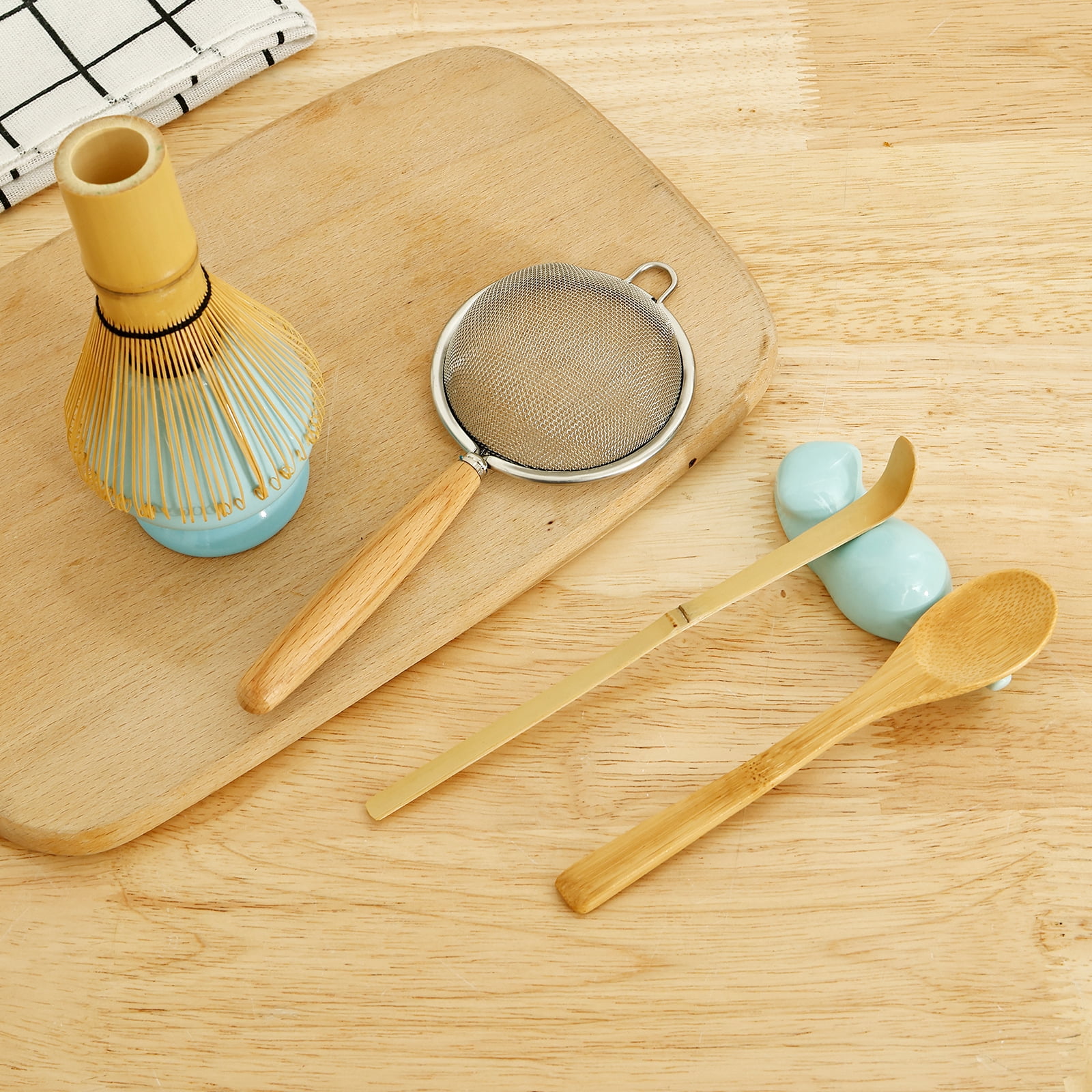 Sutowe 6Pcs Matcha Tea Tool Set Matcha Whisk Set with Whisk Holder Tea ...