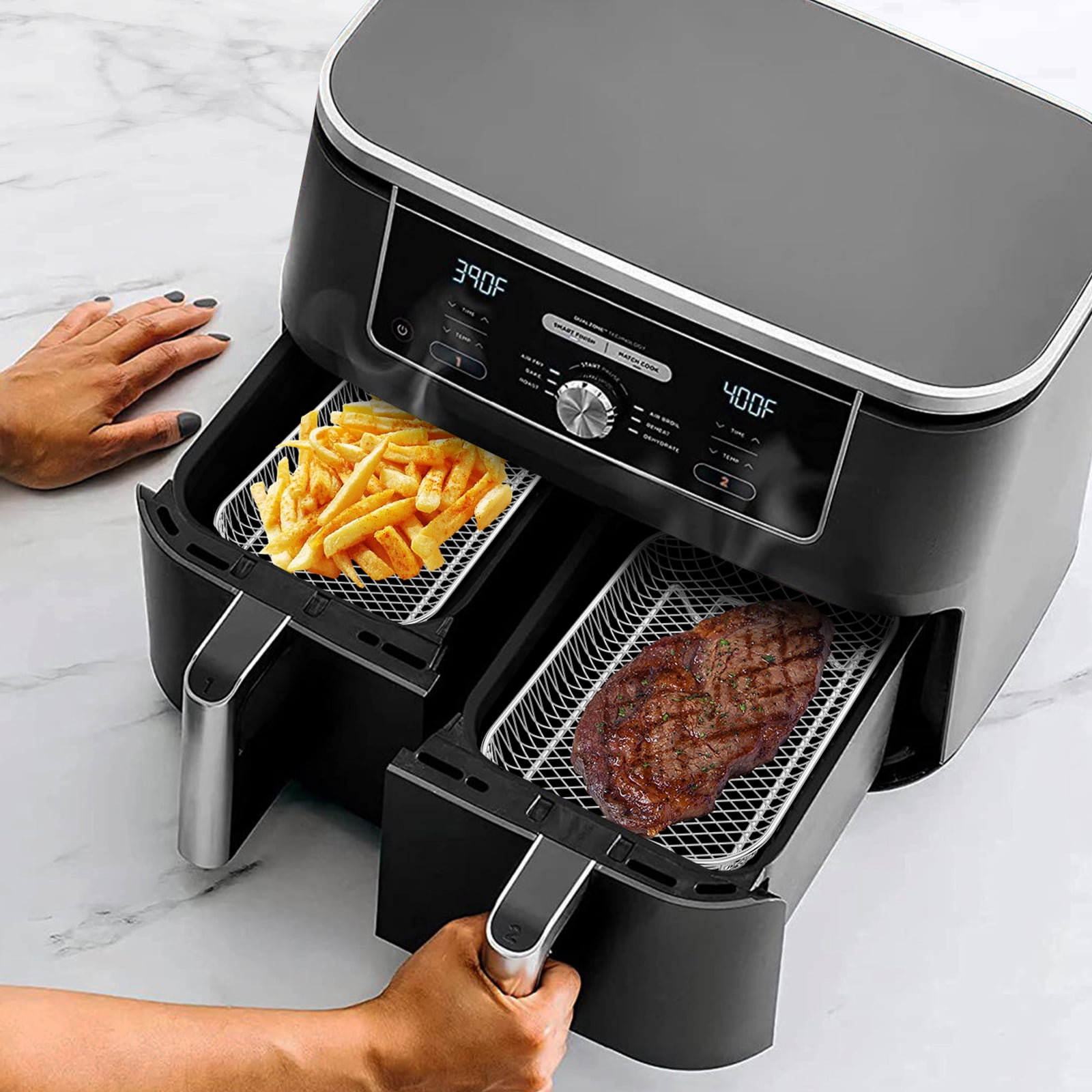 Sutowe 6Pcs Rectangle Air Fryer Rack Set for AF300UK Stainless Steel ...