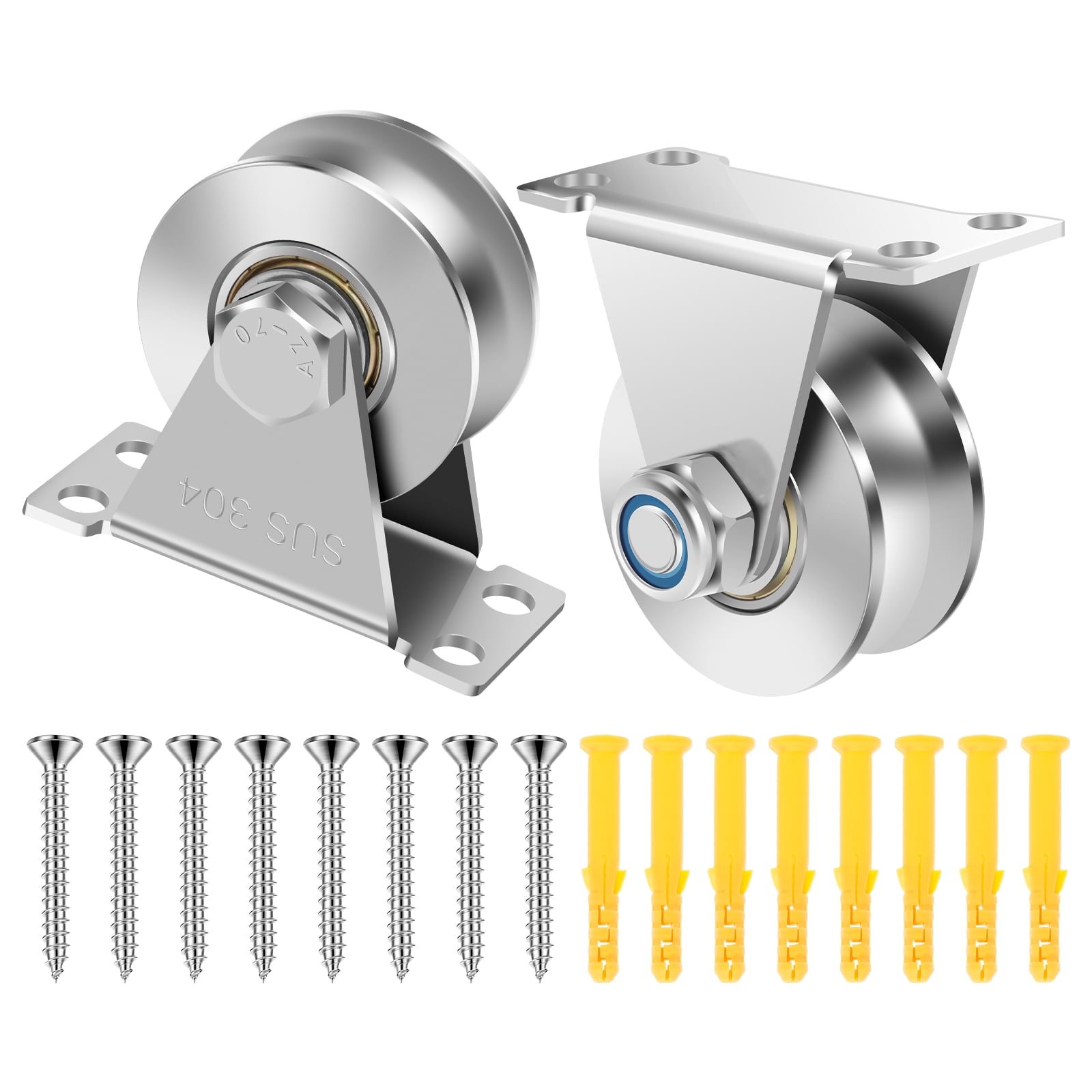 Sutowe Cable Pulley Wheel Stainless Steel U Groove Wheel Pulley Block ...