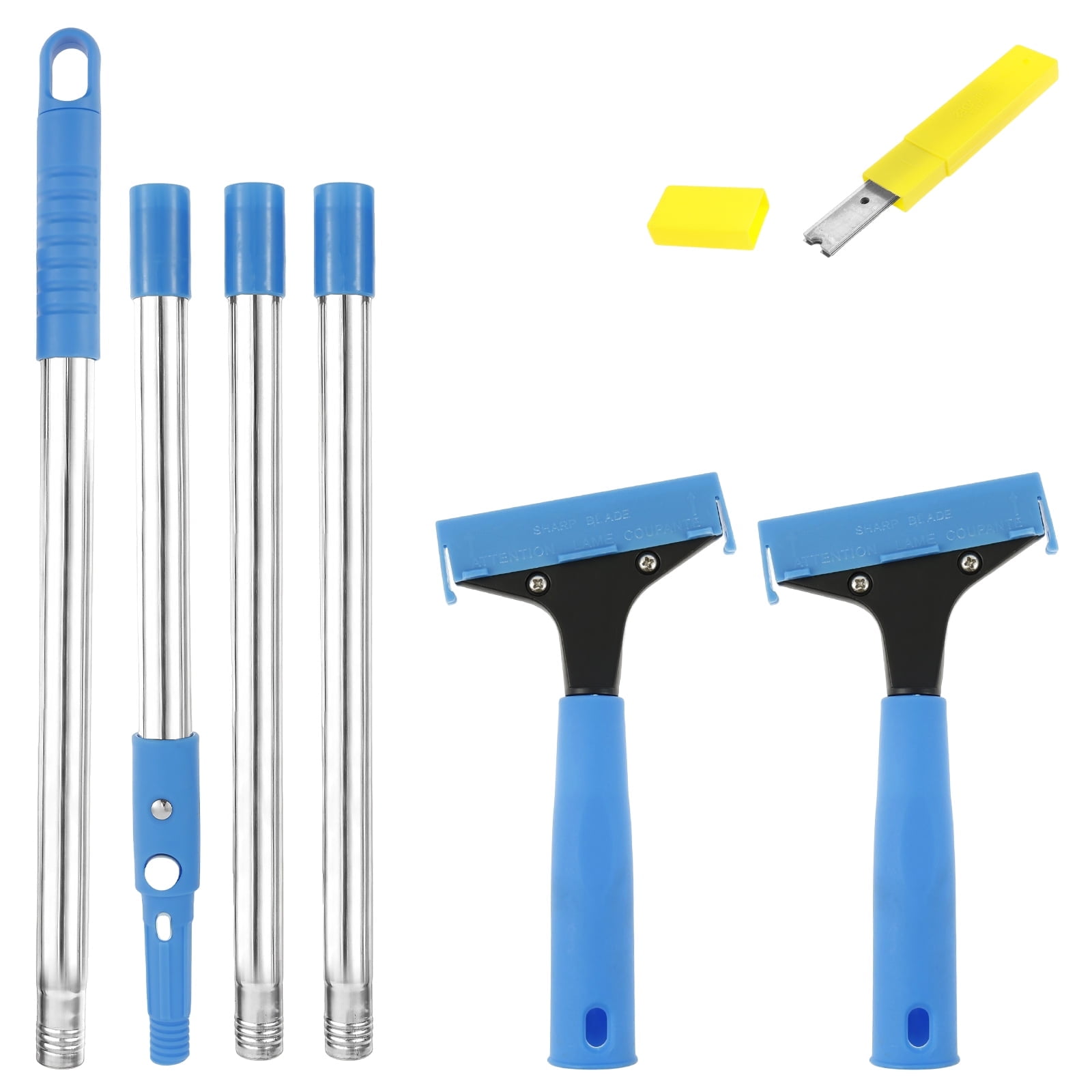 Xiyztok Cleaning Glass Wall Scraper Set Adjustable Versatile Sticker ...