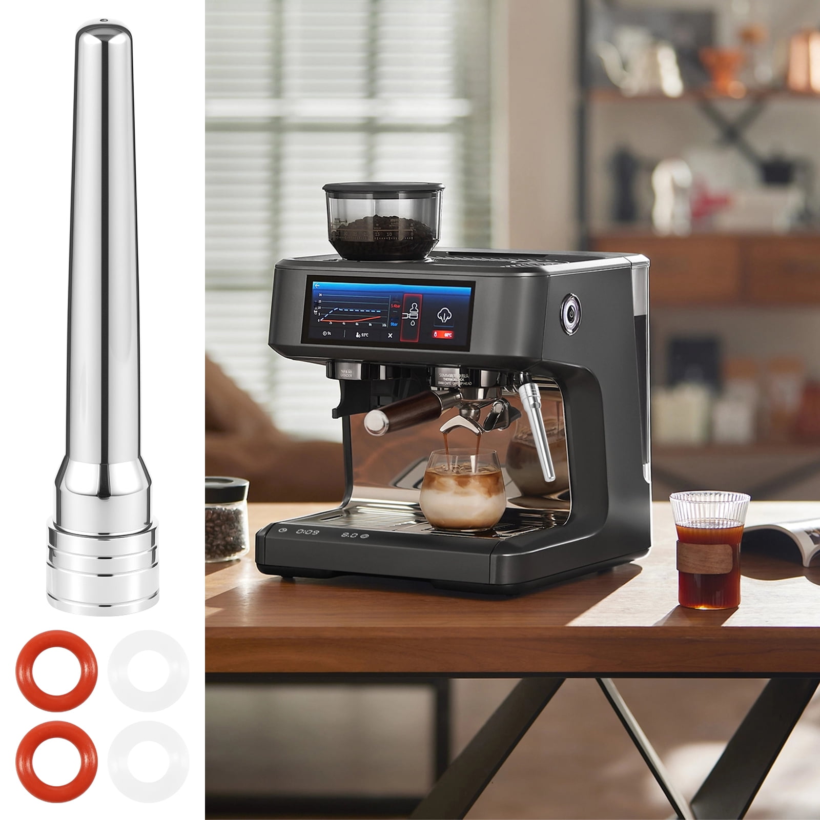 Sutowe Coffee Machine Steam Nozzle Stainless Steel Coffee Maker Steam ...