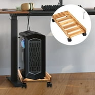 Loghot Adjustable PC Tower Stand with Wheels, Desktop CPU Riser, Heat ...