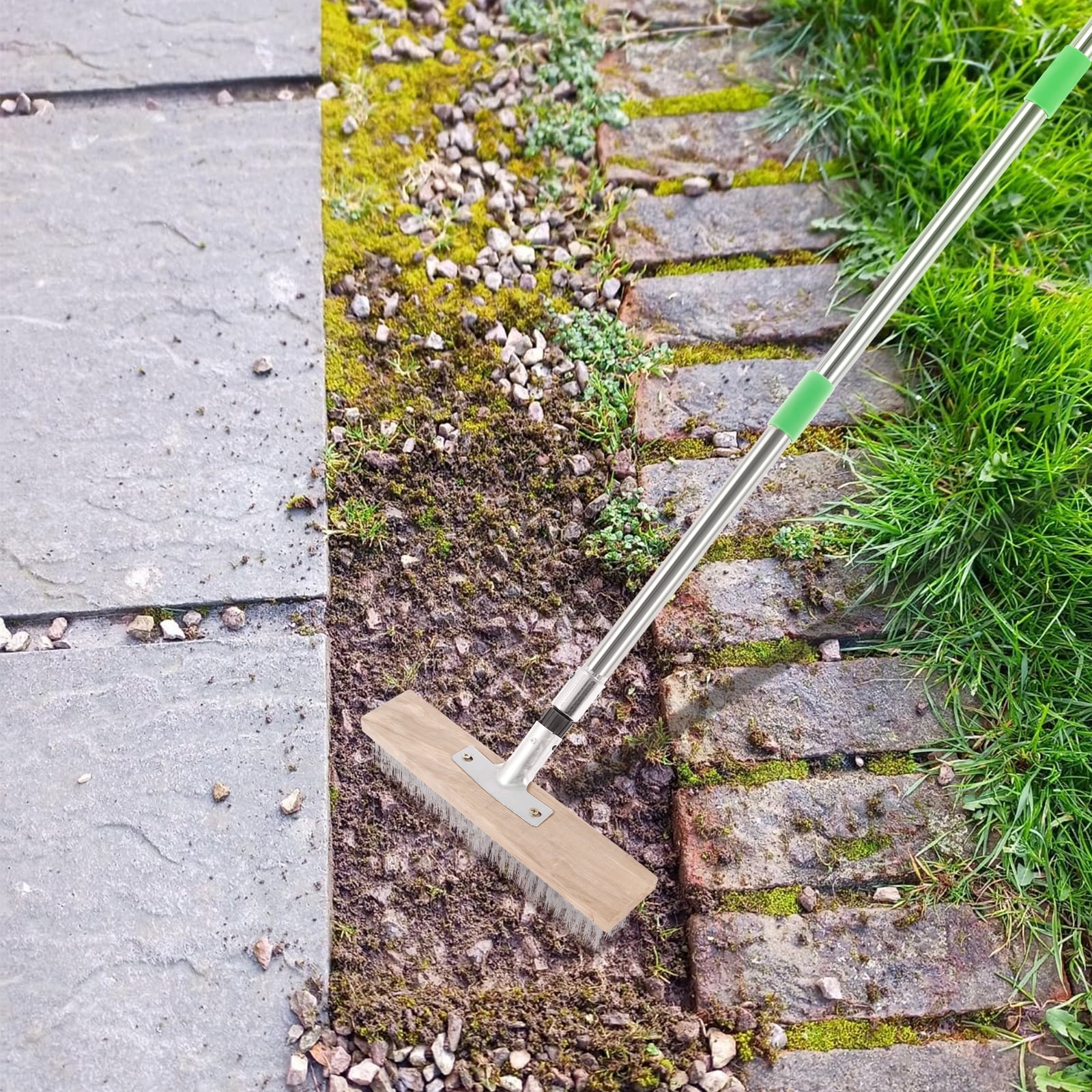 Sutowe Deck Scrubber Stainless Steel Wire Broom Efficient Deck Brush ...