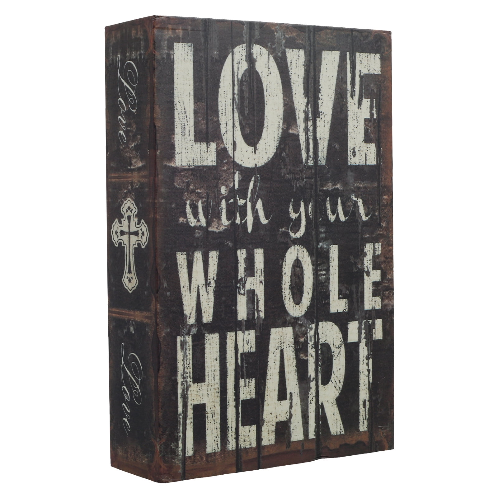 Sutowe Decorative Book Safe Box with Security Combination Lock Portable ...