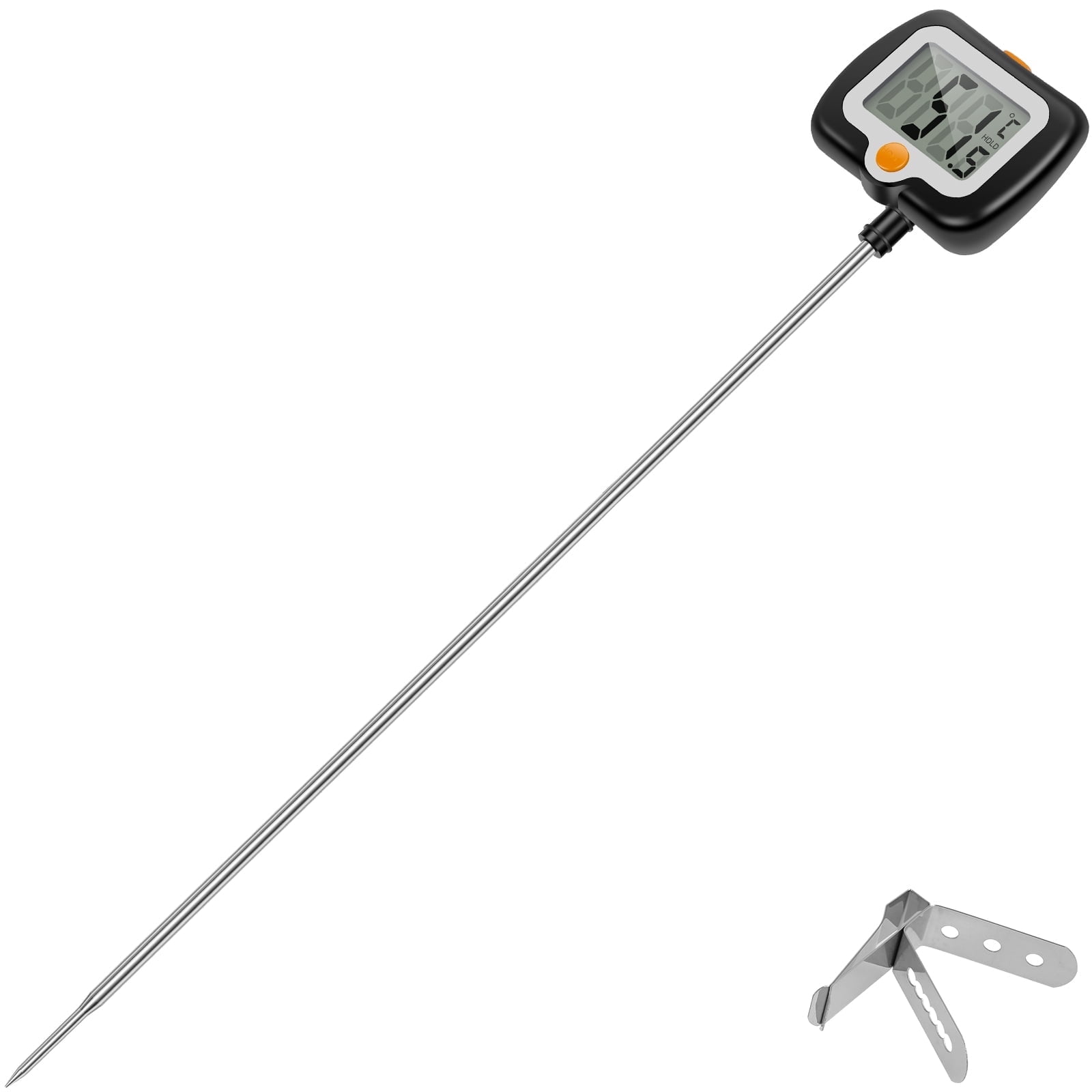 Digital Candy Thermometer with Pot Clip Instant Read Food Thermometer ...