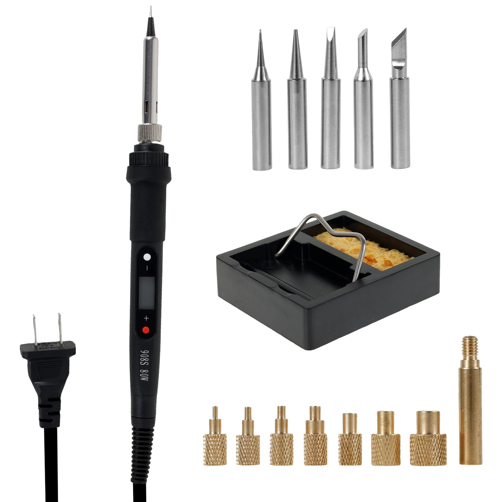 Sutowe Digital Soldering Iron Heat Set Insert Tool with Soldering ...