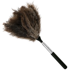 Handmade, Washable, Anti-Static Ostrich Feather Duster with Long Wooden ...