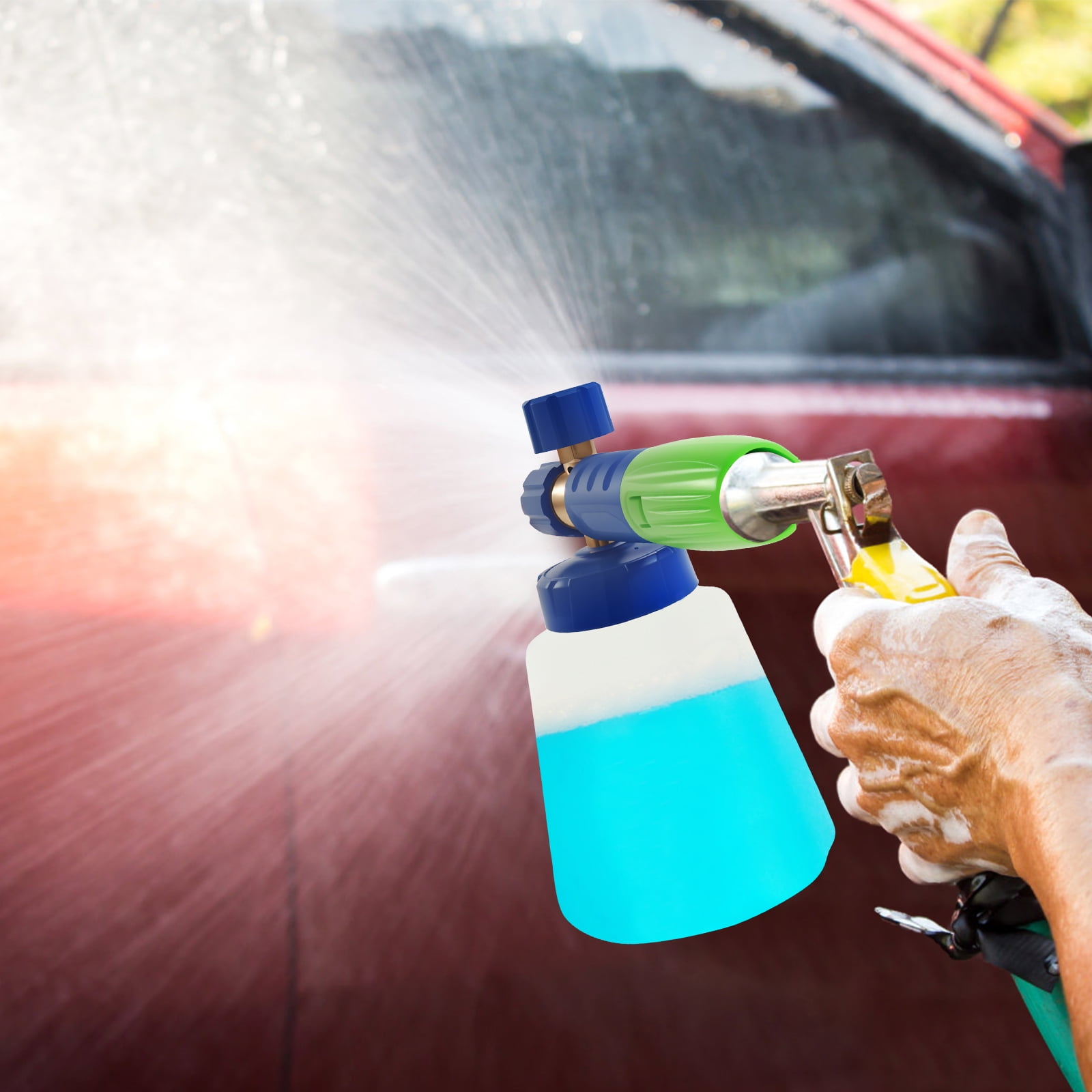 Sutowe Foam Cannon Stainless Steel Foam Sprayer 360° Rotatable High ...