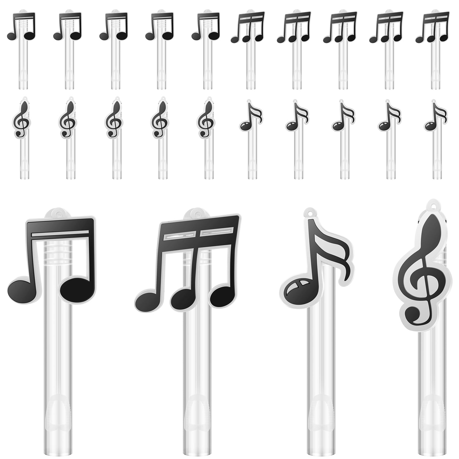 Sutowe Music Bubble Wands Versatile Notes Theme Party Supplies Cute ...