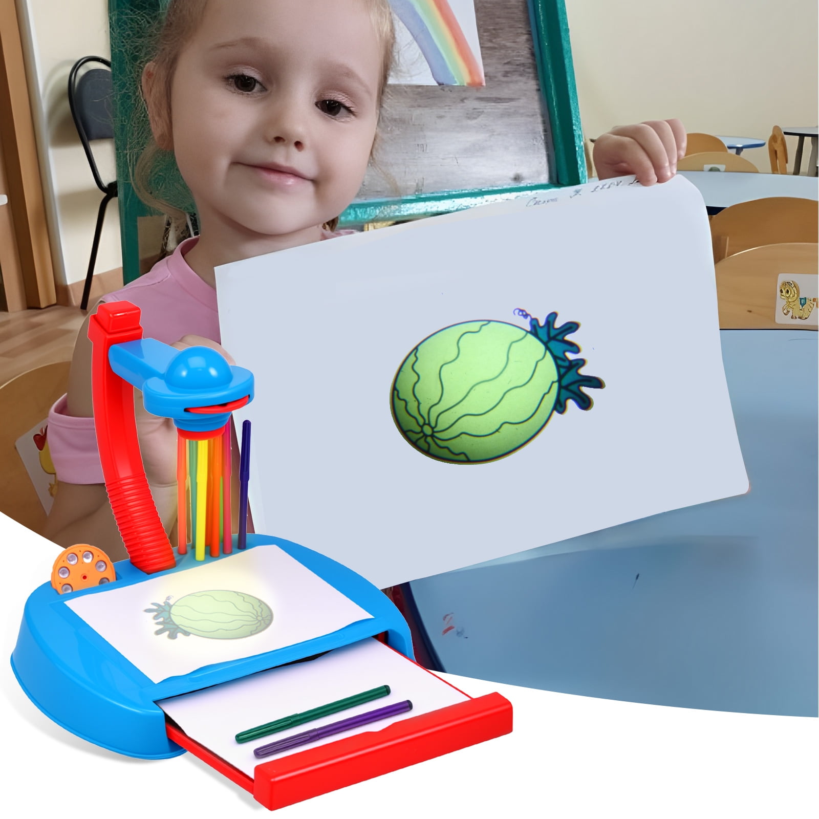Sutowe Plastic Kid Drawing Projector Versatile Smooth Surface Tracing ...