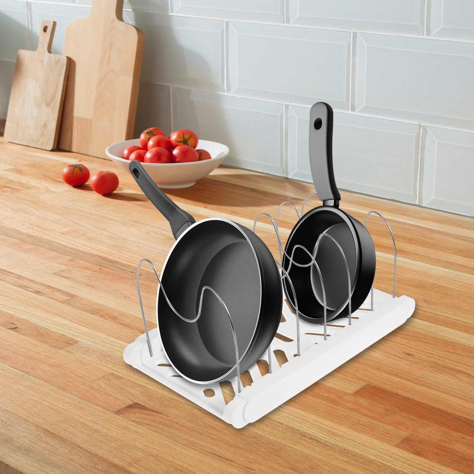 Sutowe Pot and Pan Organizers Rack Multipurpose Anti Slip Pot Lid ...