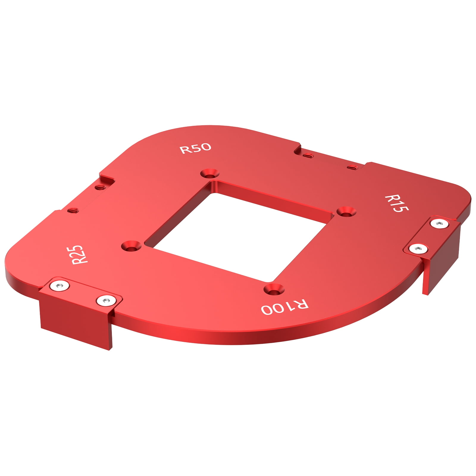 Tcwhniev Round Corner Radius Template Aluminum Alloy Radius Jig Router ...