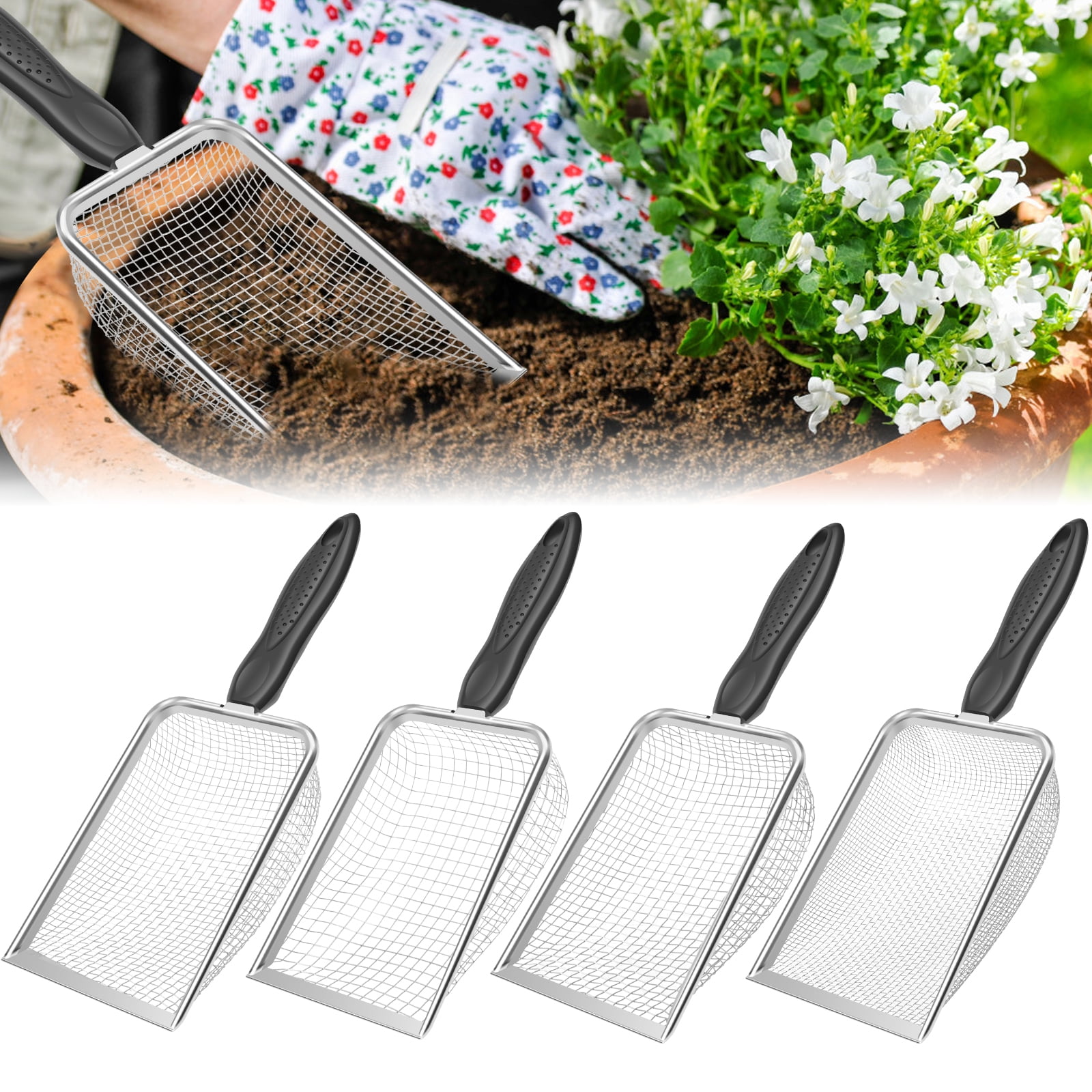 Sutowe Sand Soil Compost Sifter Tool Multipurpose Ergonomic Gardening ...