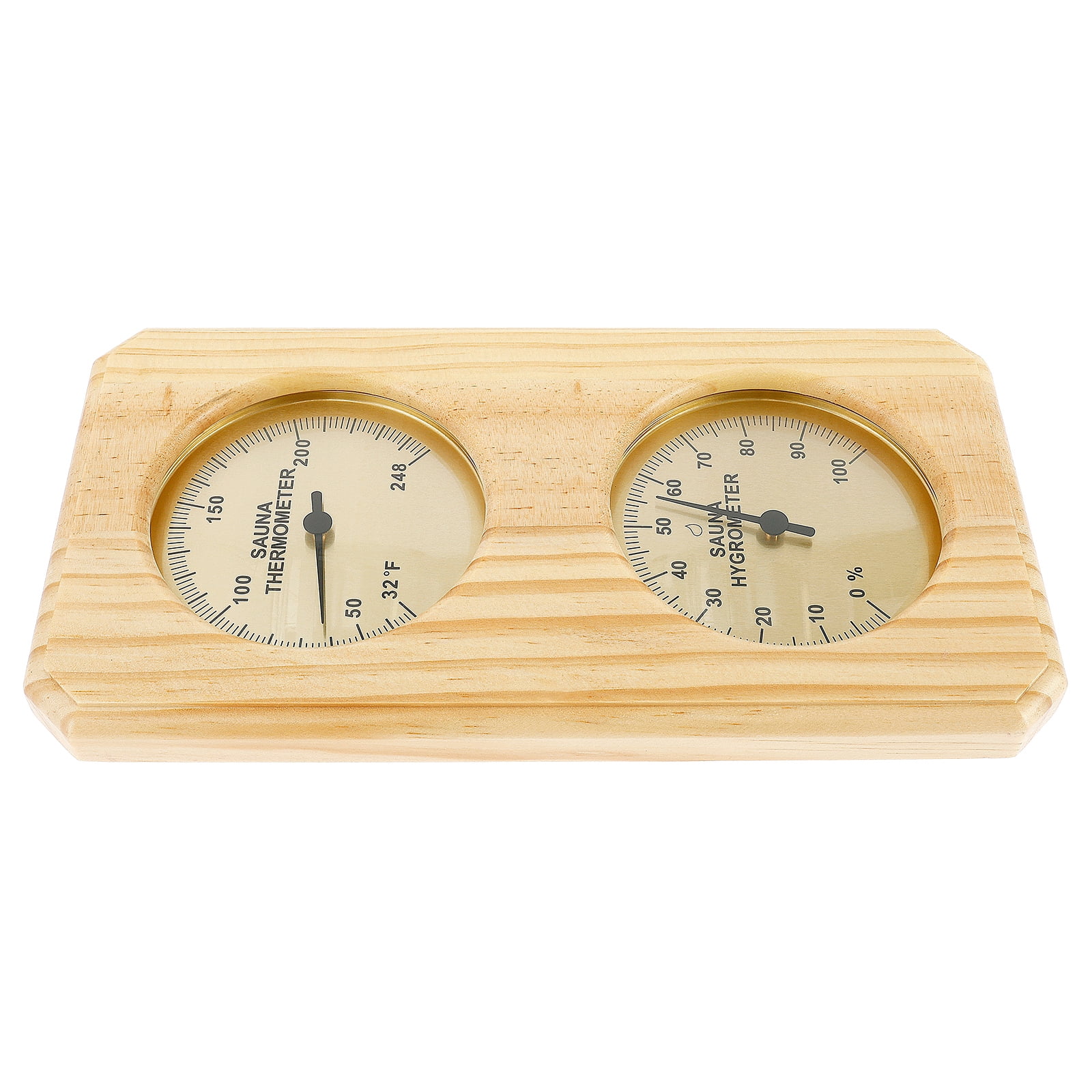 Sutowe Sauna Thermometer and Hygrometer Wall Mount Sauna Humidity Gauge ...
